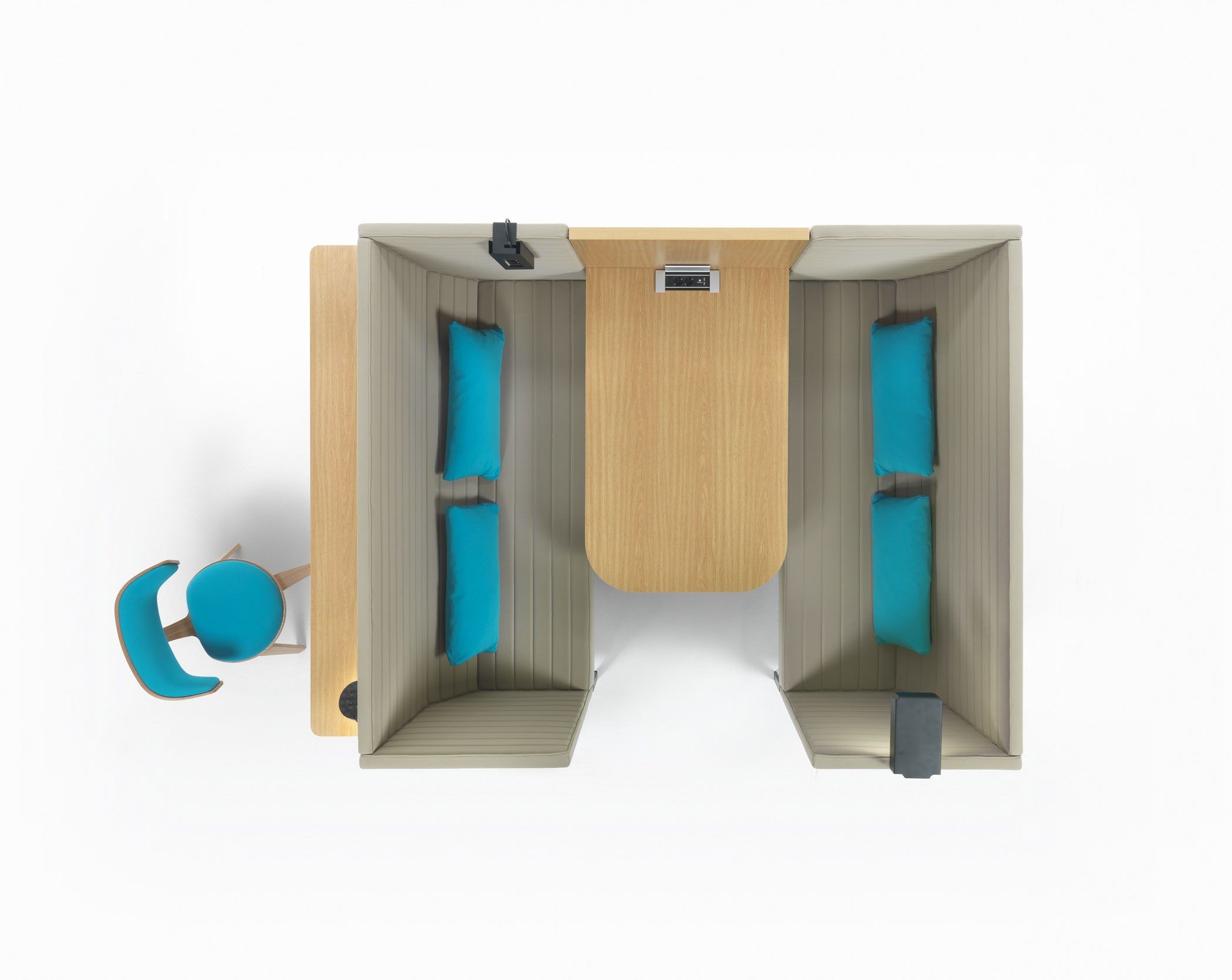 STRIPES BOX | Cabine de bureau By Marelli design Jérôme Gauthier