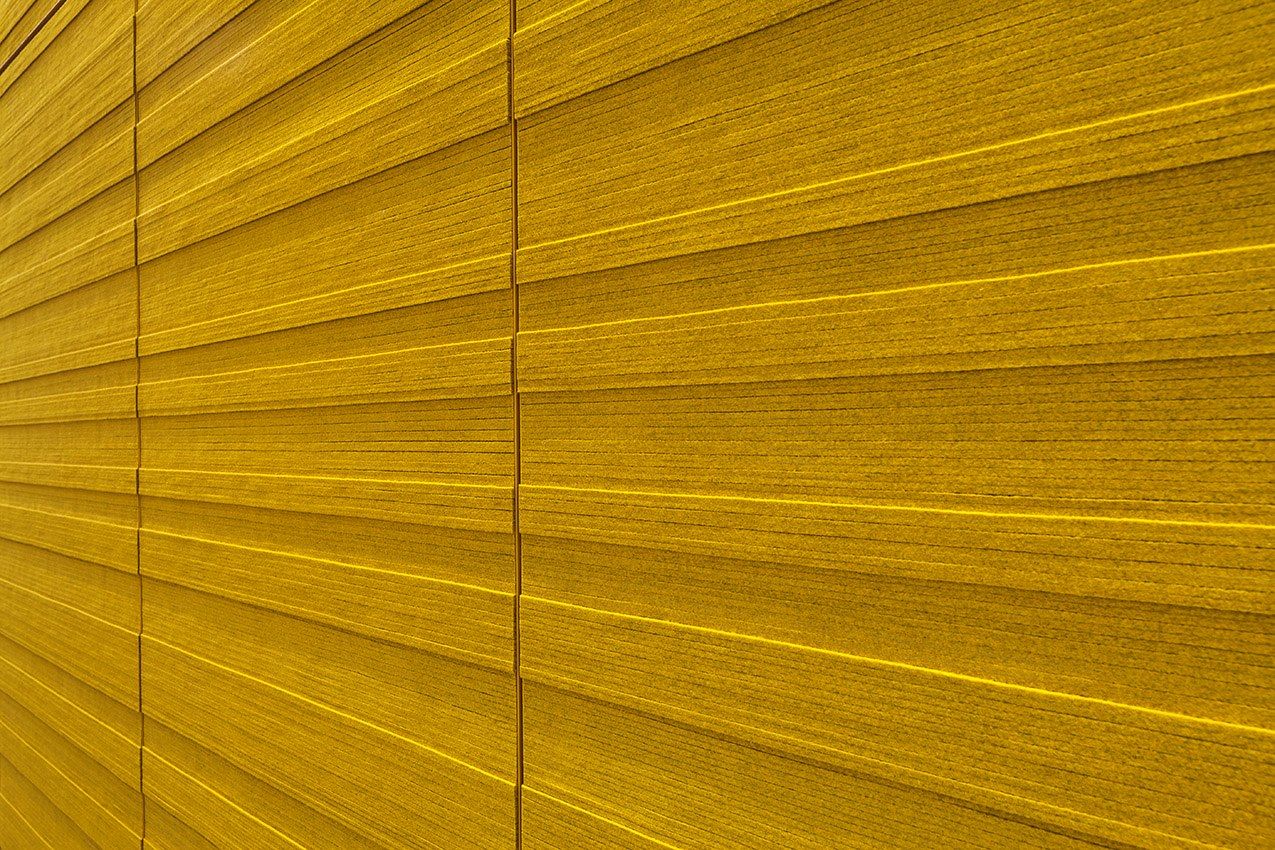 STRIPES Acoustic wool felt fabric By BUXKIN