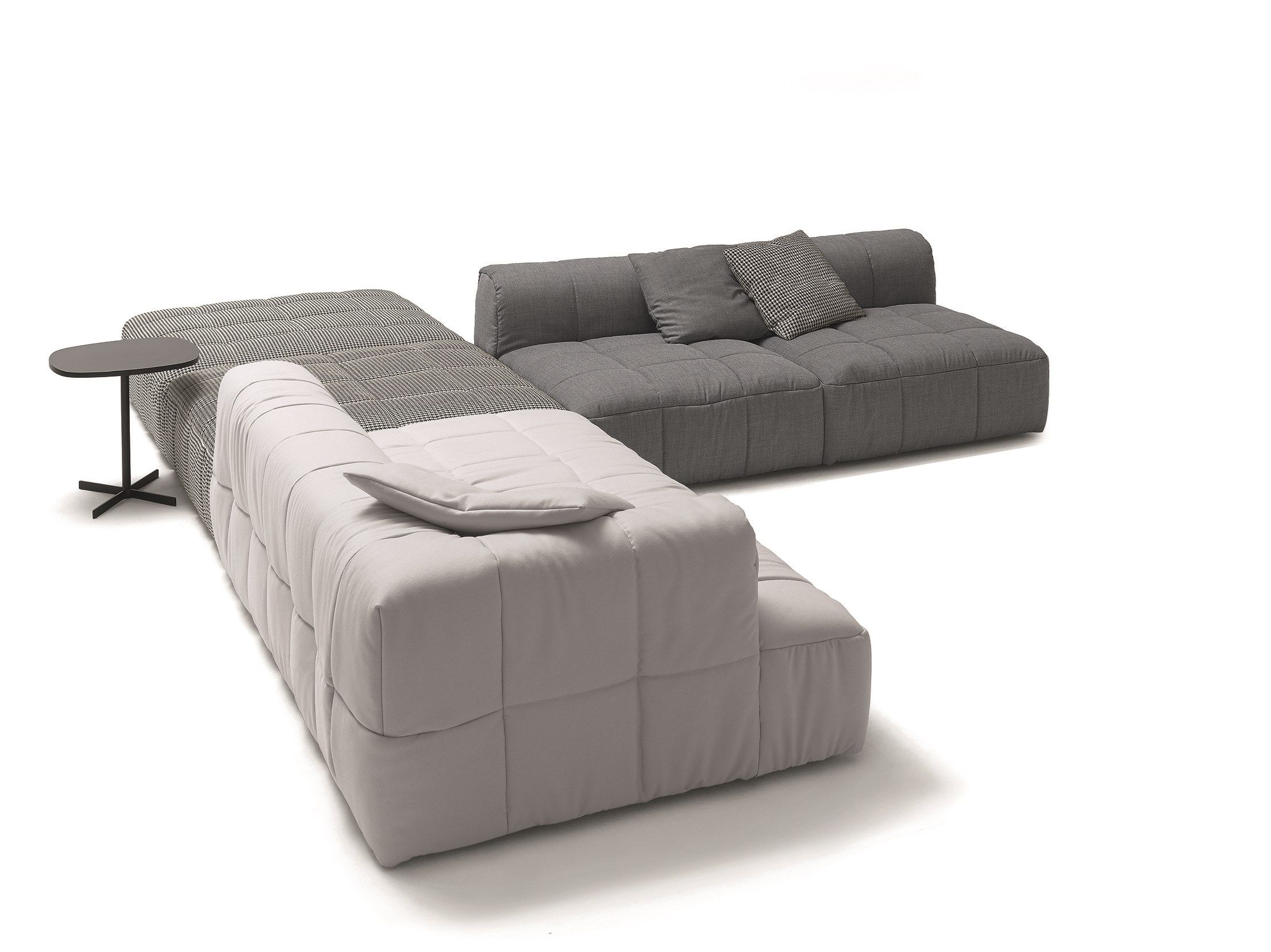 STRIPS SYSTEM Modular fabric sofa By arflex | design Cini Boeri