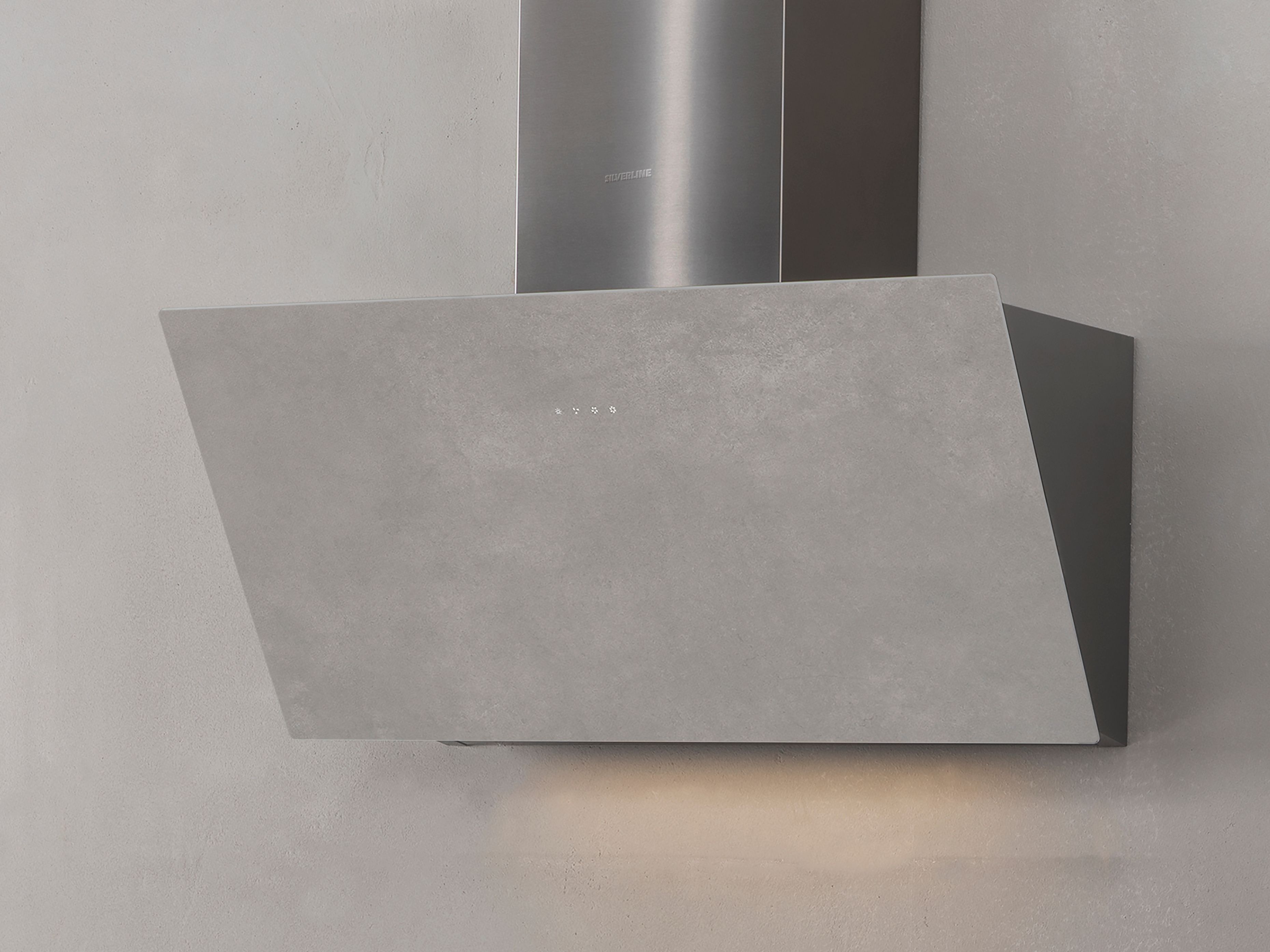 Wall-mounted cooker hood with touch controls 3474 STRONG By Silverline