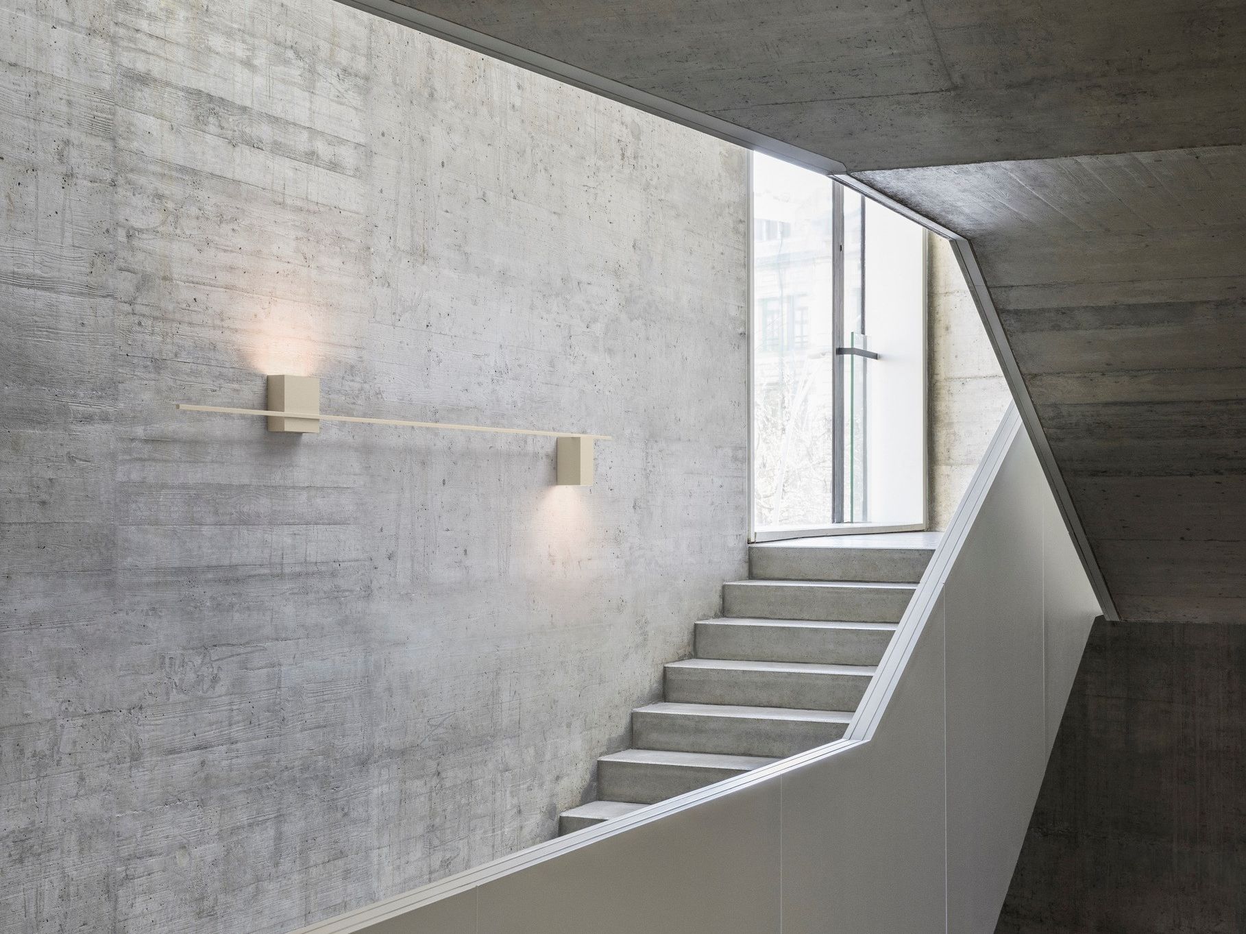 STRUCTURAL LED aluminium wall lamp By Vibia | design Arik Levy