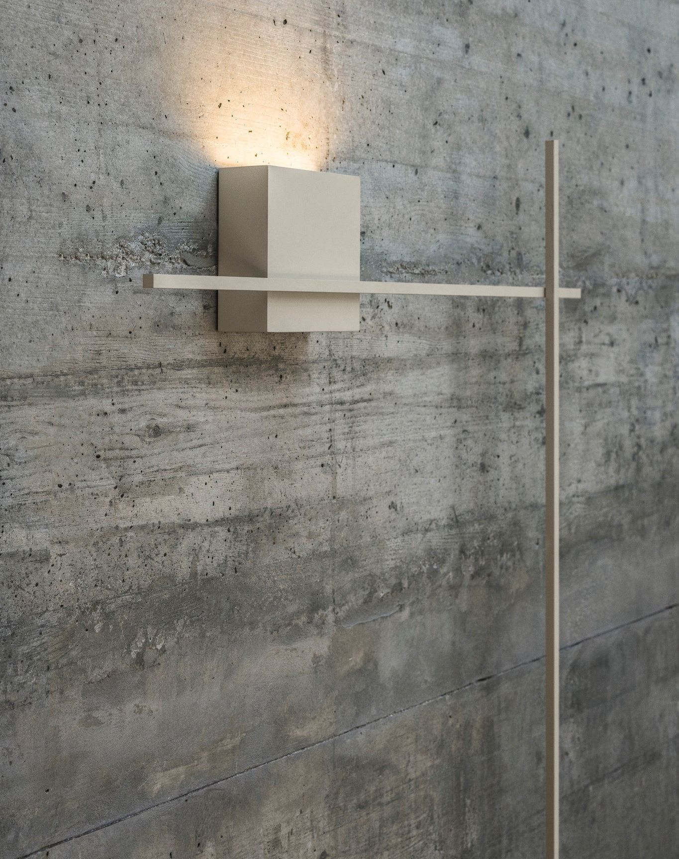 STRUCTURAL LED aluminium wall lamp By Vibia | design Arik Levy