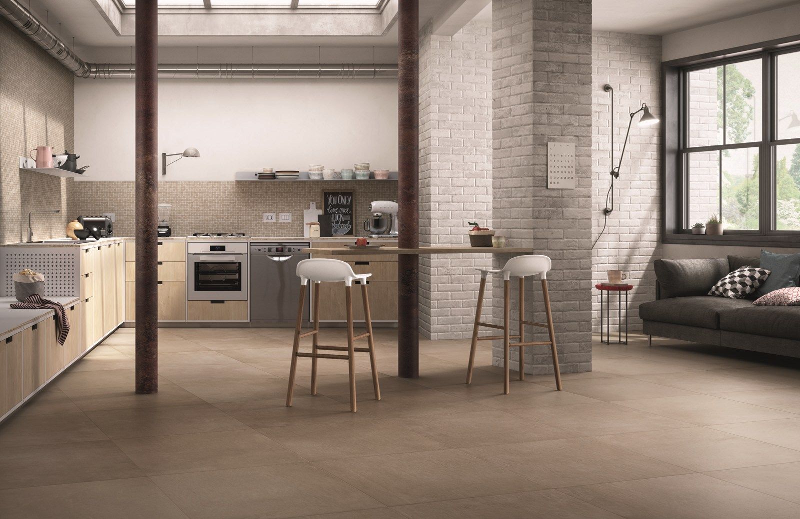 STUDIO Porcelain stoneware wall/floor tiles By Ragno