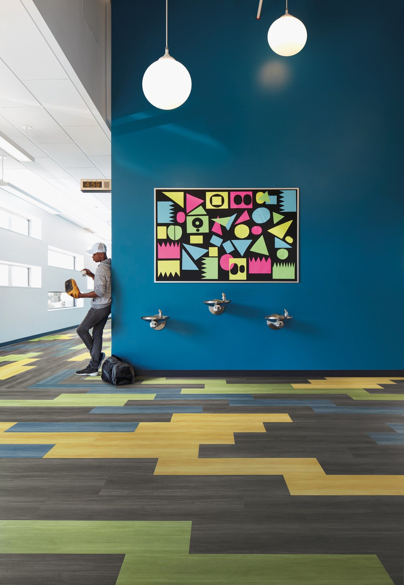 STUDIO SET Ecological resilient vinyl flooring By Interface®