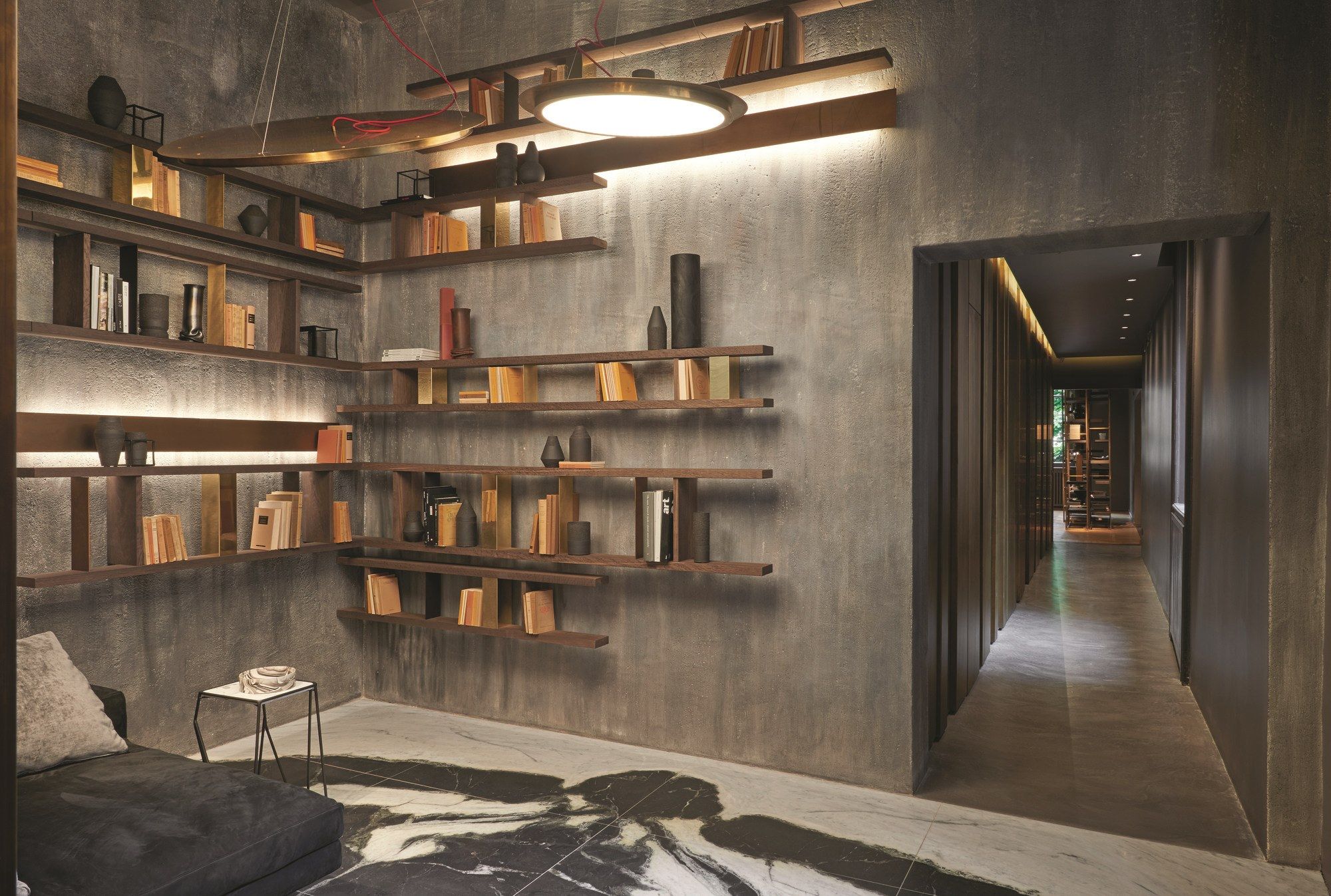 STYLE SET Sectional solid wood bookcase By Henge | design Massimo Castagna