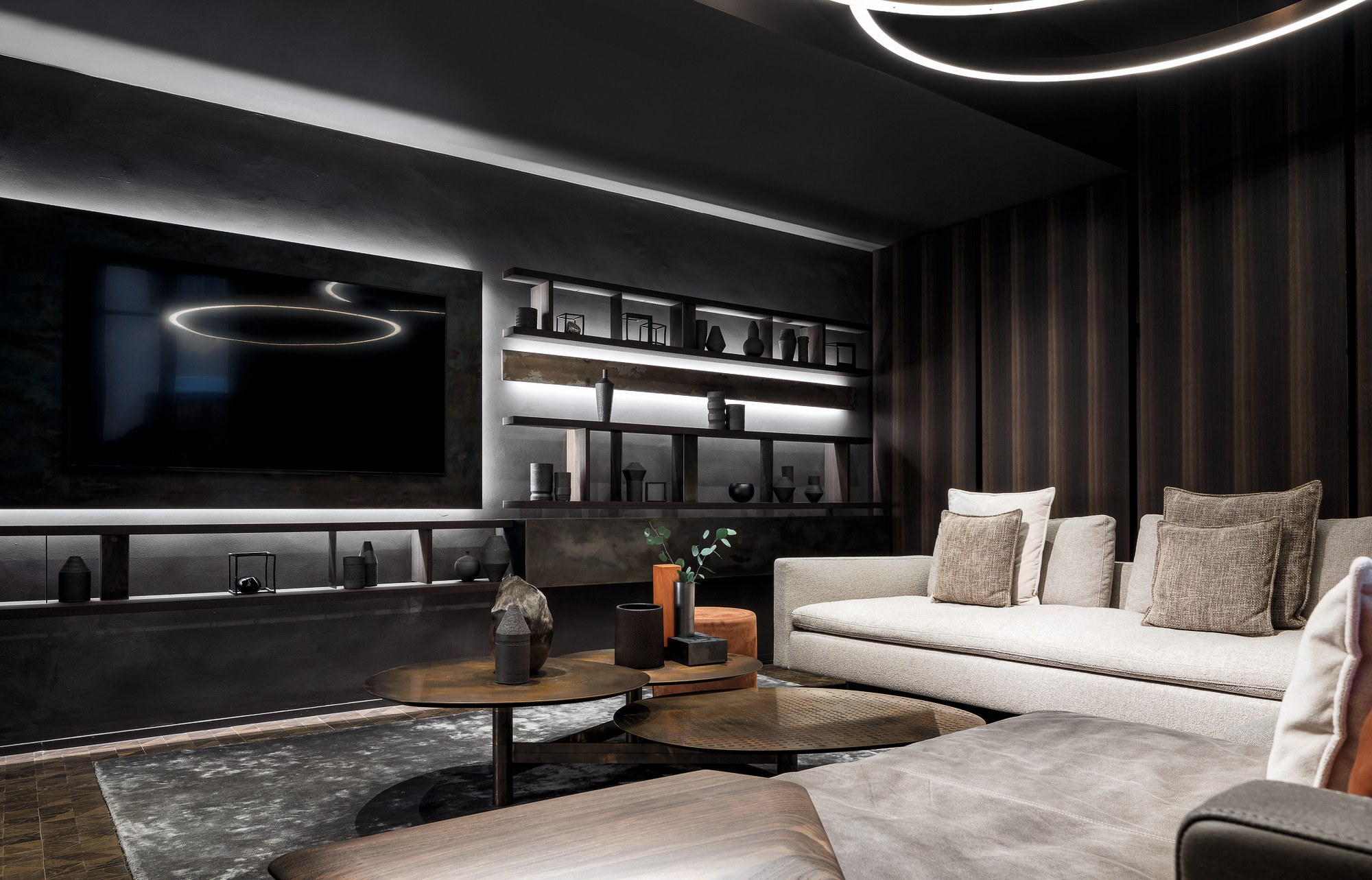 STYLE SET Sectional solid wood bookcase By Henge | design Massimo Castagna