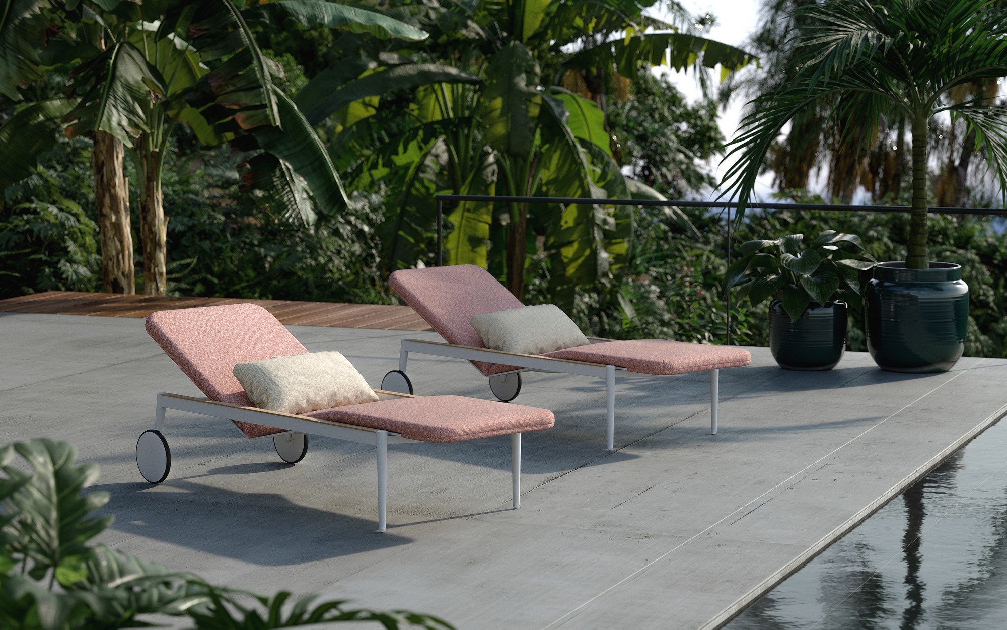 STYLETTO | Sun lounger By Royal Botania