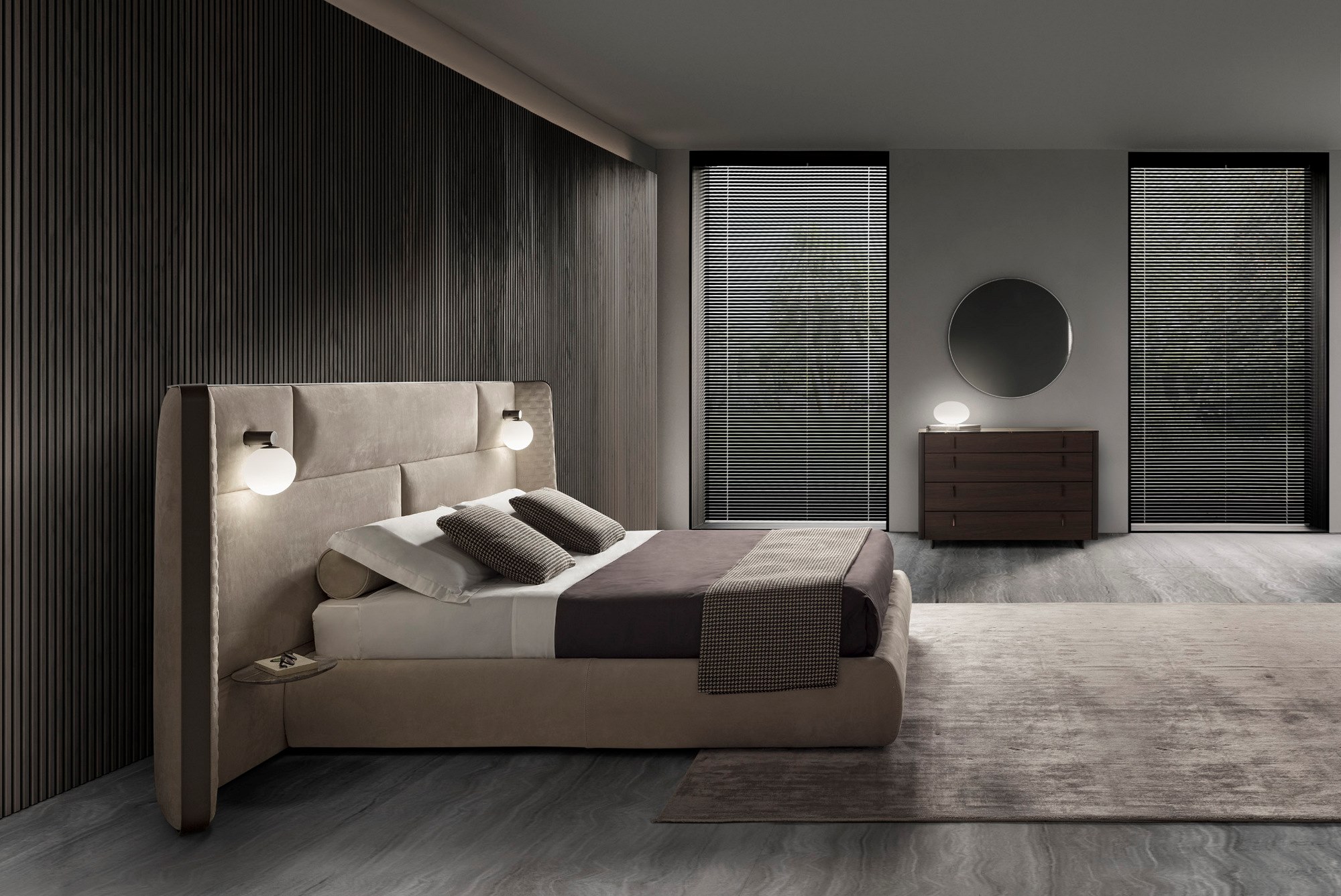 SUITE Bed By Conte - Italian Bed Design | design Giovanni Pesce