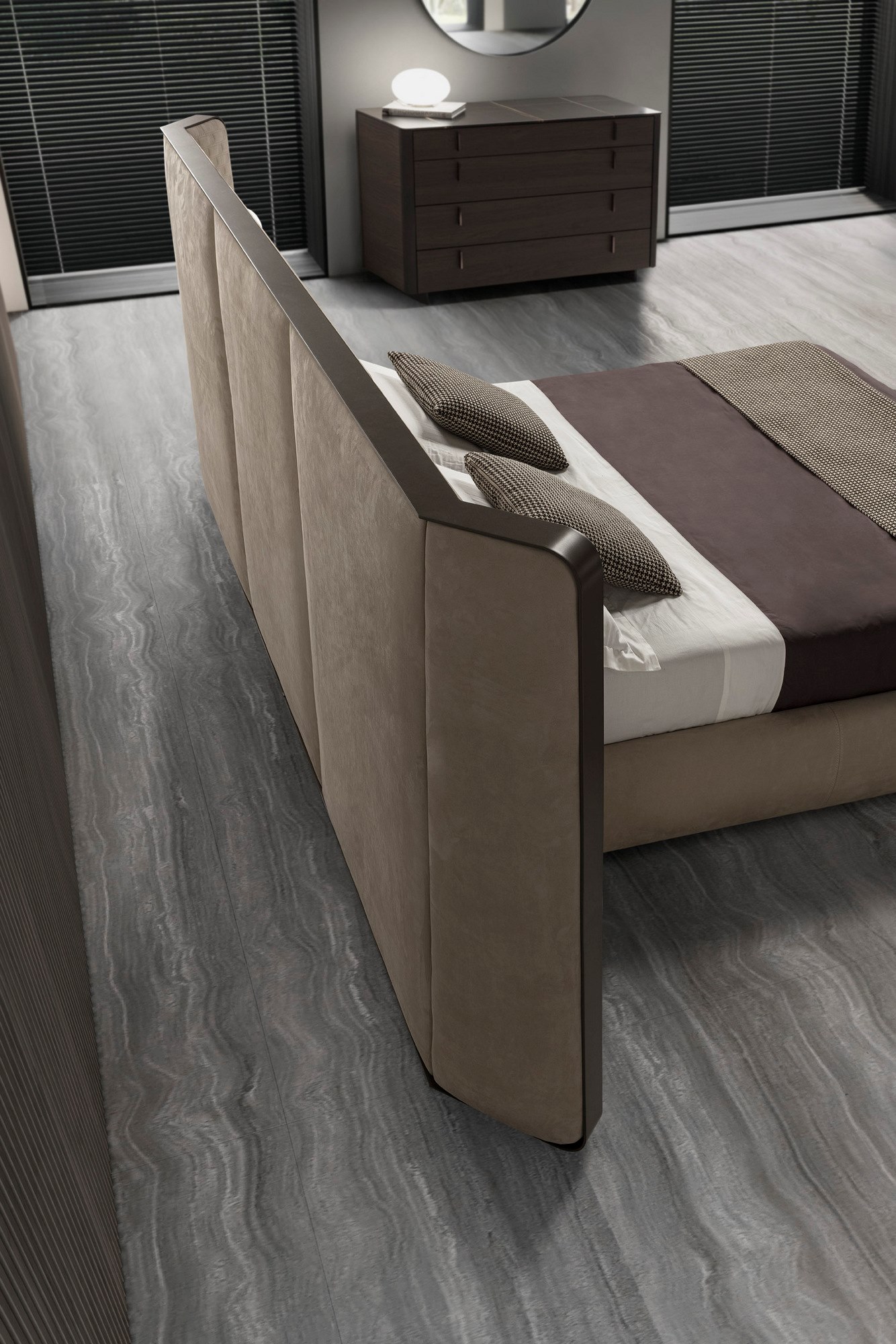 SUITE Bed By Conte - Italian Bed Design | design Giovanni Pesce