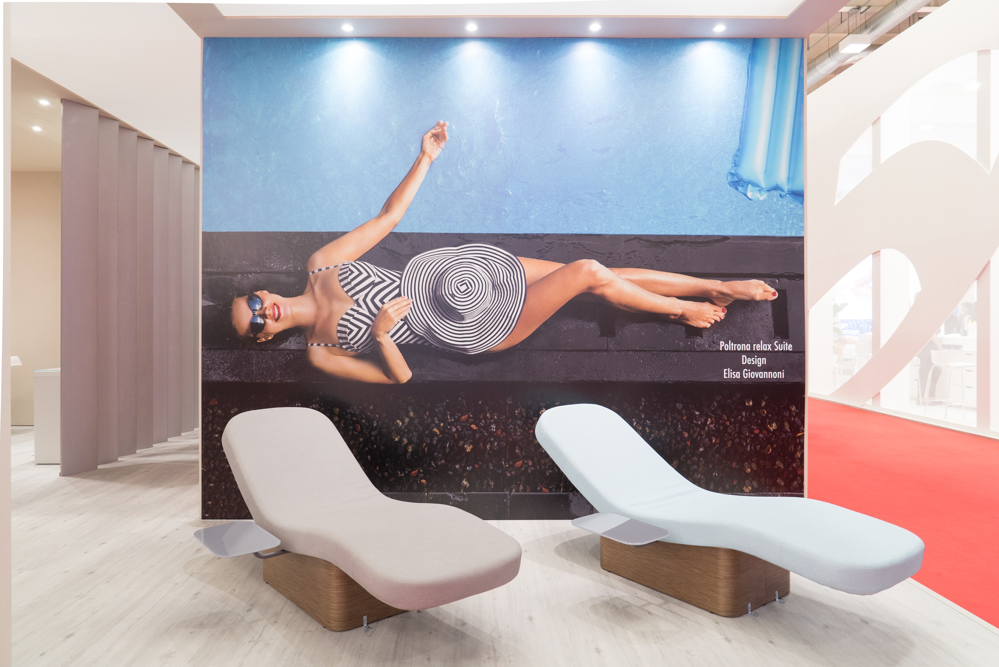 RELAX LOUNGER Fixed spa bed By Nilo | design Elisa Giovannoni