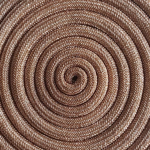 Handmade rope rug SUN By OLTREFORMA