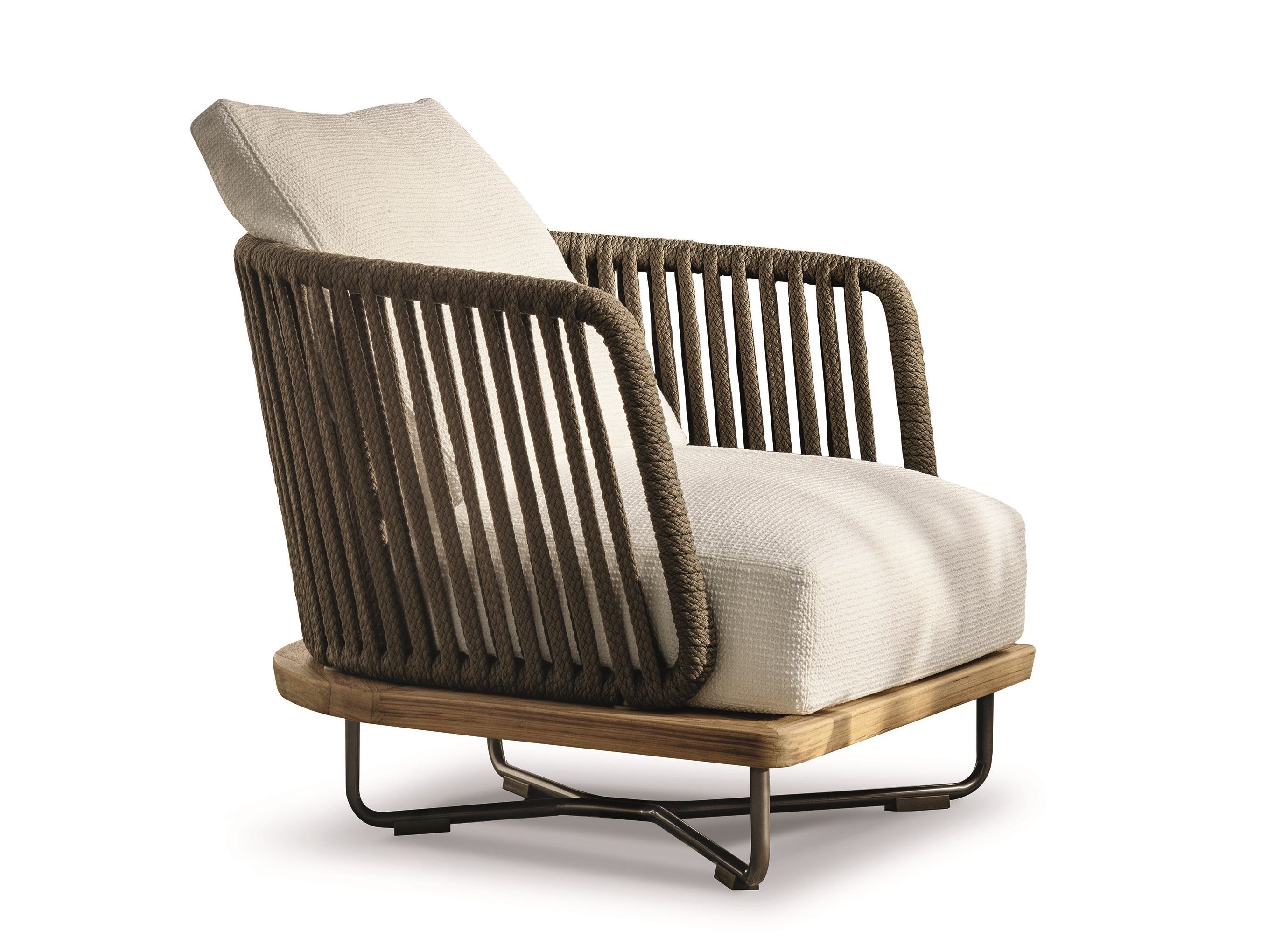 SUNRAY | Garden armchair By Minotti design Rodolfo Dordoni