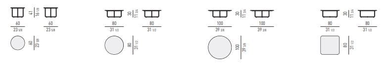 SUNRAY MEG Outdoor coffee table with HPL top By Minotti | design ...
