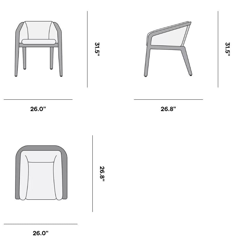 SUNRISE Fabric garden chair with armrests By MANUTTI | design Matthew ...