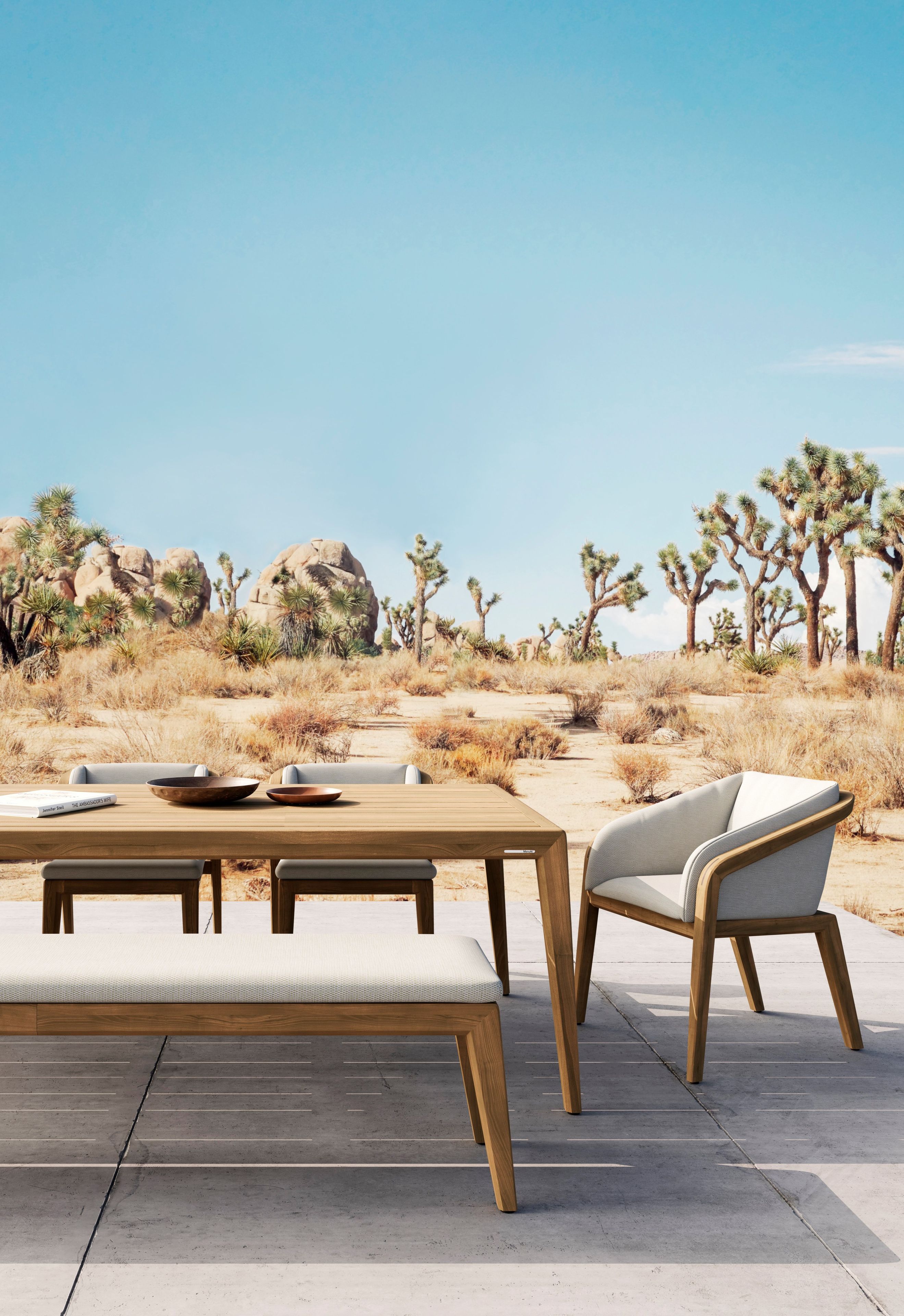 SUNRISE Fabric garden chair with armrests By MANUTTI | design Matthew ...