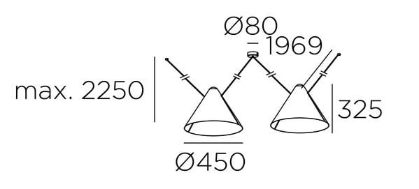 SUPER ATTIC | Aluminium pendant lamp Attic Collection By LEDS C4 design ...