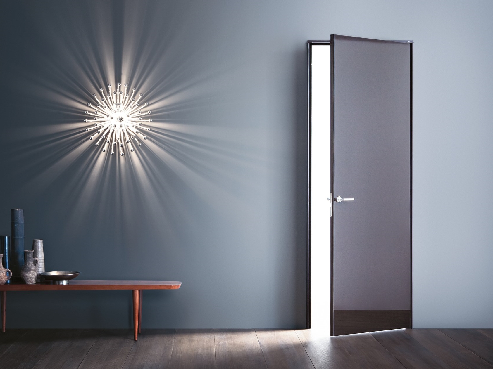 Hinged honeycomb door with concealed hinges SUPER By Lualdi design ...