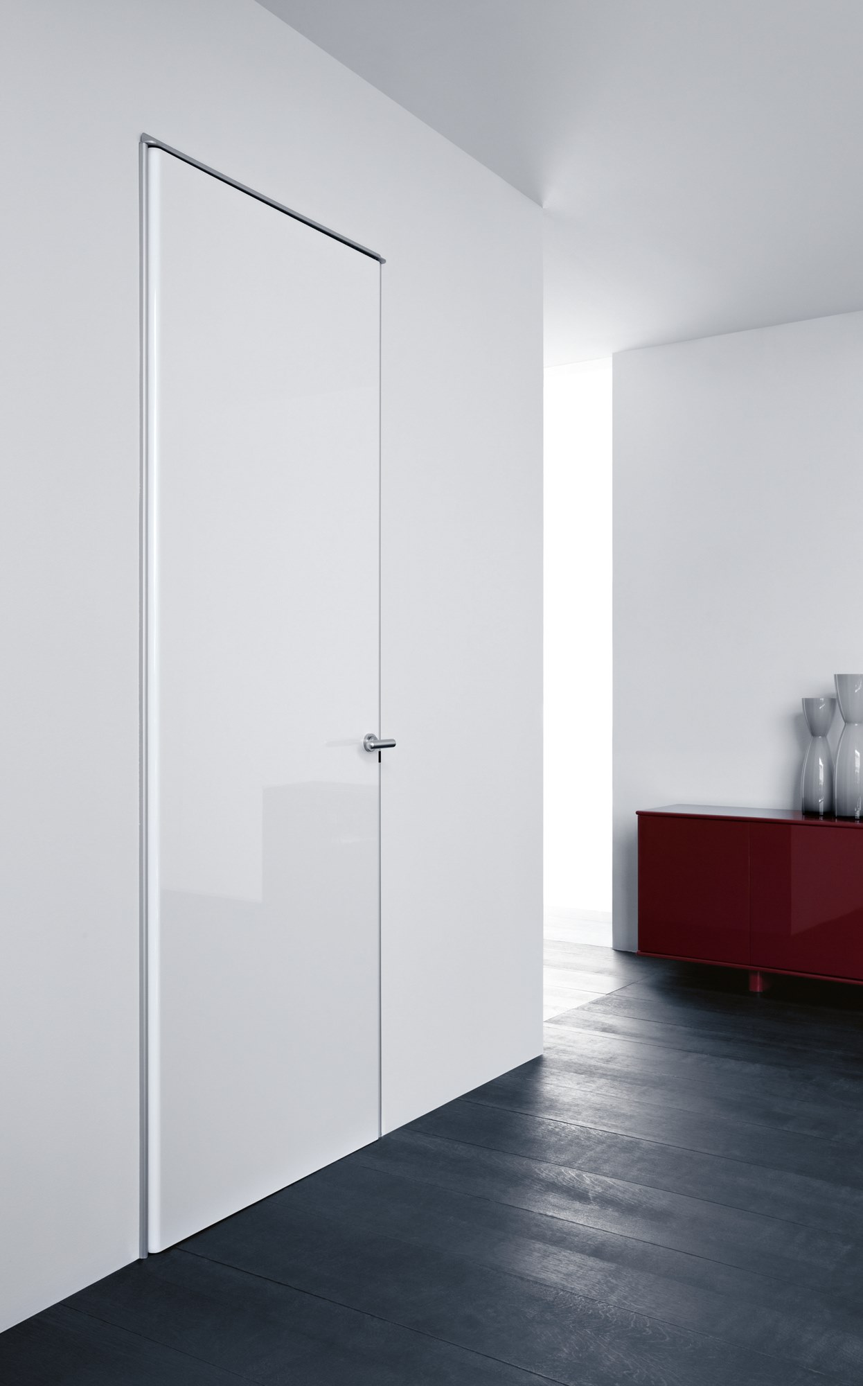 Hinged honeycomb door with concealed hinges SUPER By Lualdi design ...
