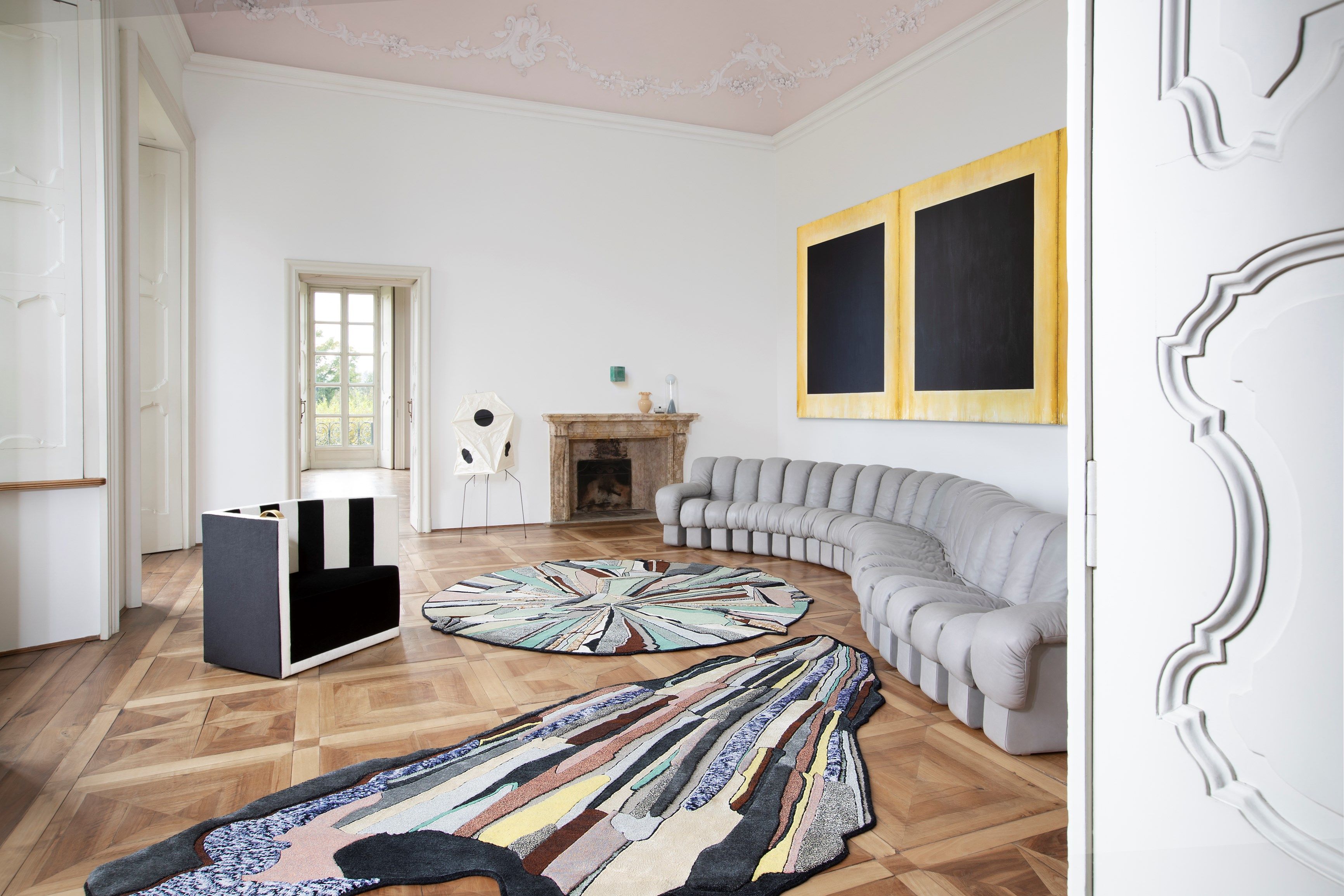 Round rug SUPER ROUND Signature Collection By cc-tapis design Bethan ...