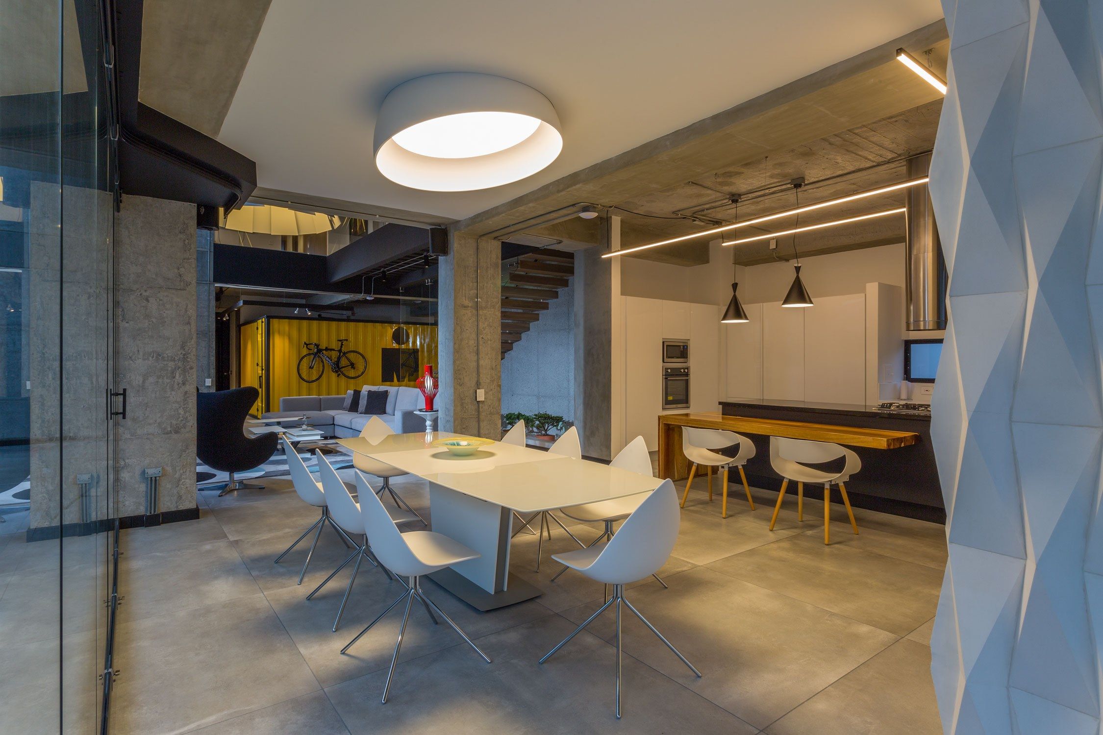 SUPERDOME RECESSED LED semi-inset ceiling lamp By Delta Light