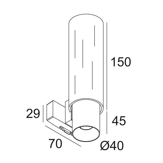 SUPERLOOP-FIX 40 MDL Track-Light By Delta Light