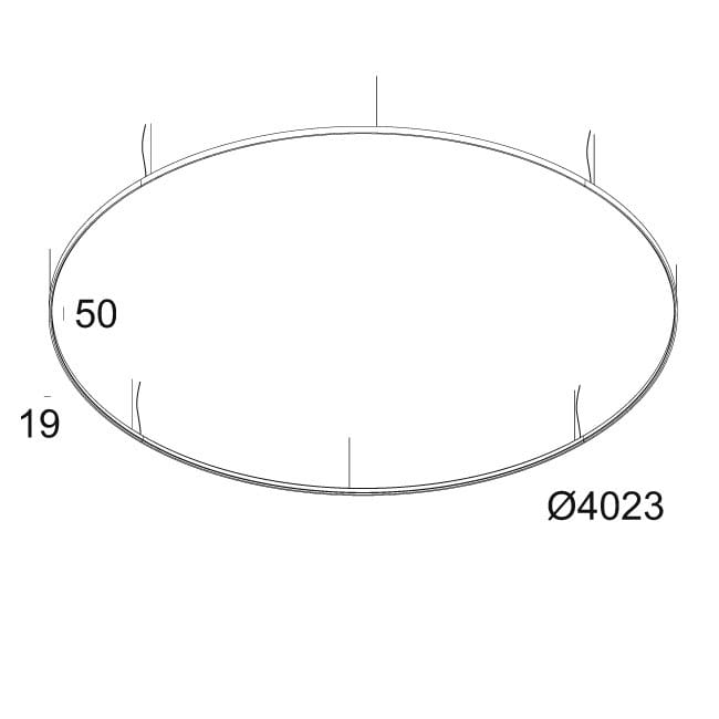 SUPERLOOP MDL XL Illuminazione a binario By Delta Light