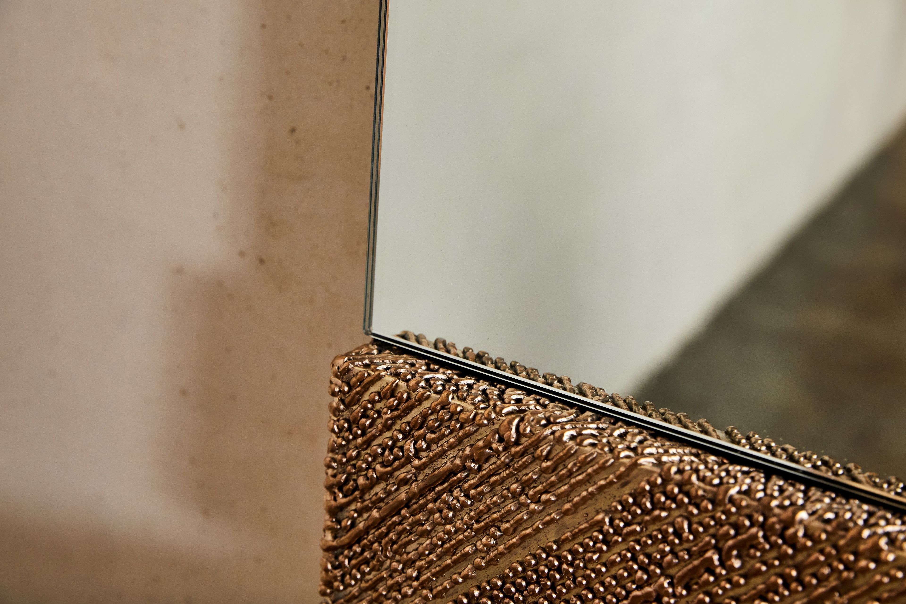 SUPERLUXE BALTHUS Framed mirror By Kelly Wearstler