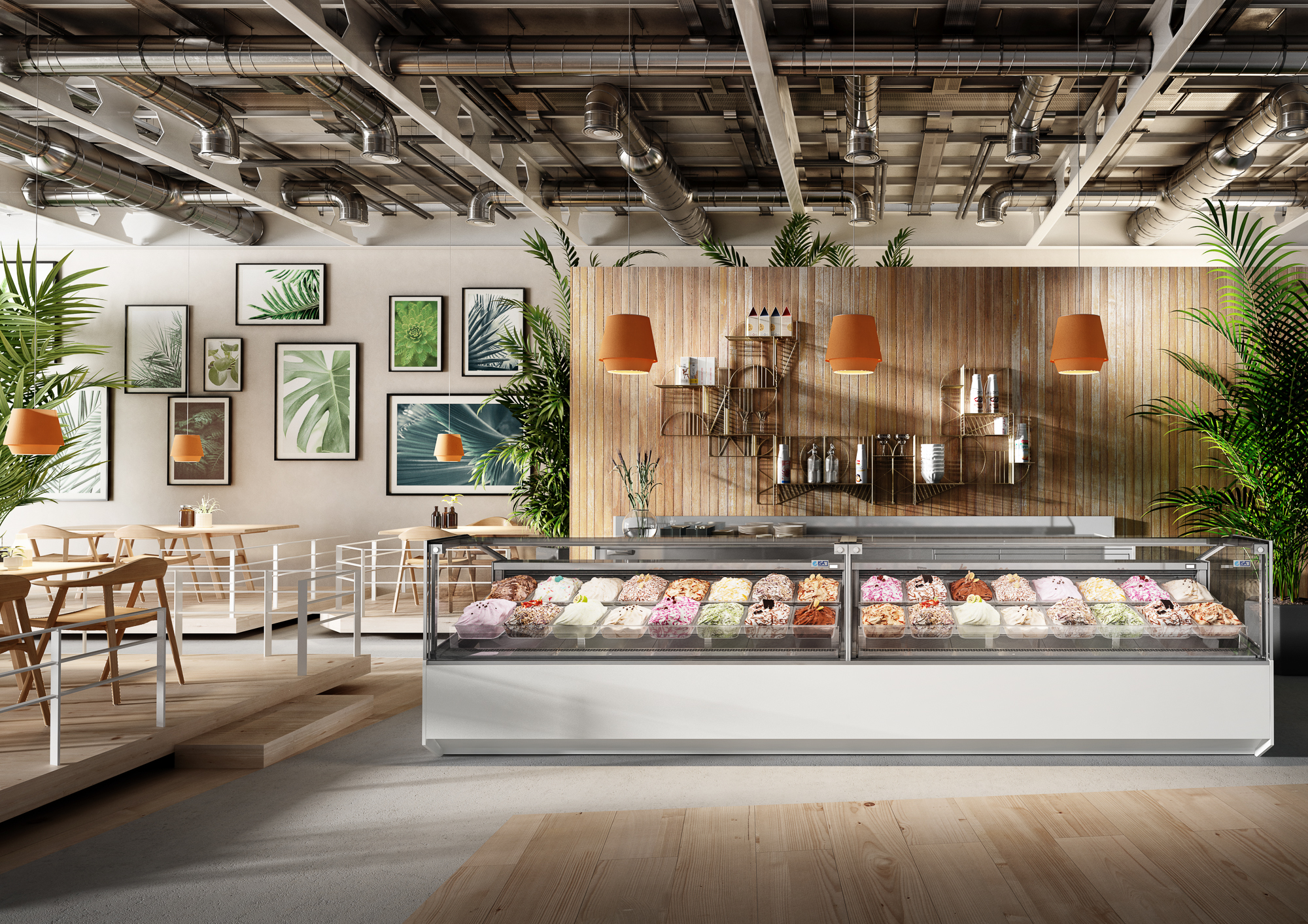 SUPERSHOW | Ice cream Refrigerated display cabinet By ISA
