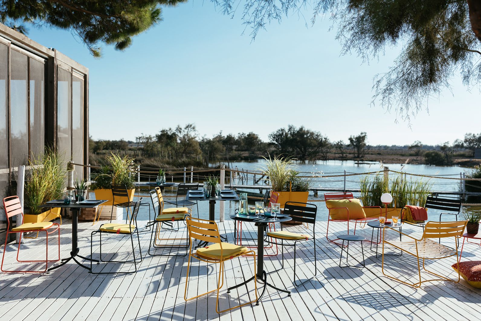 SURPRISING | Teak chair Surprising Collection By Fermob design Harald ...