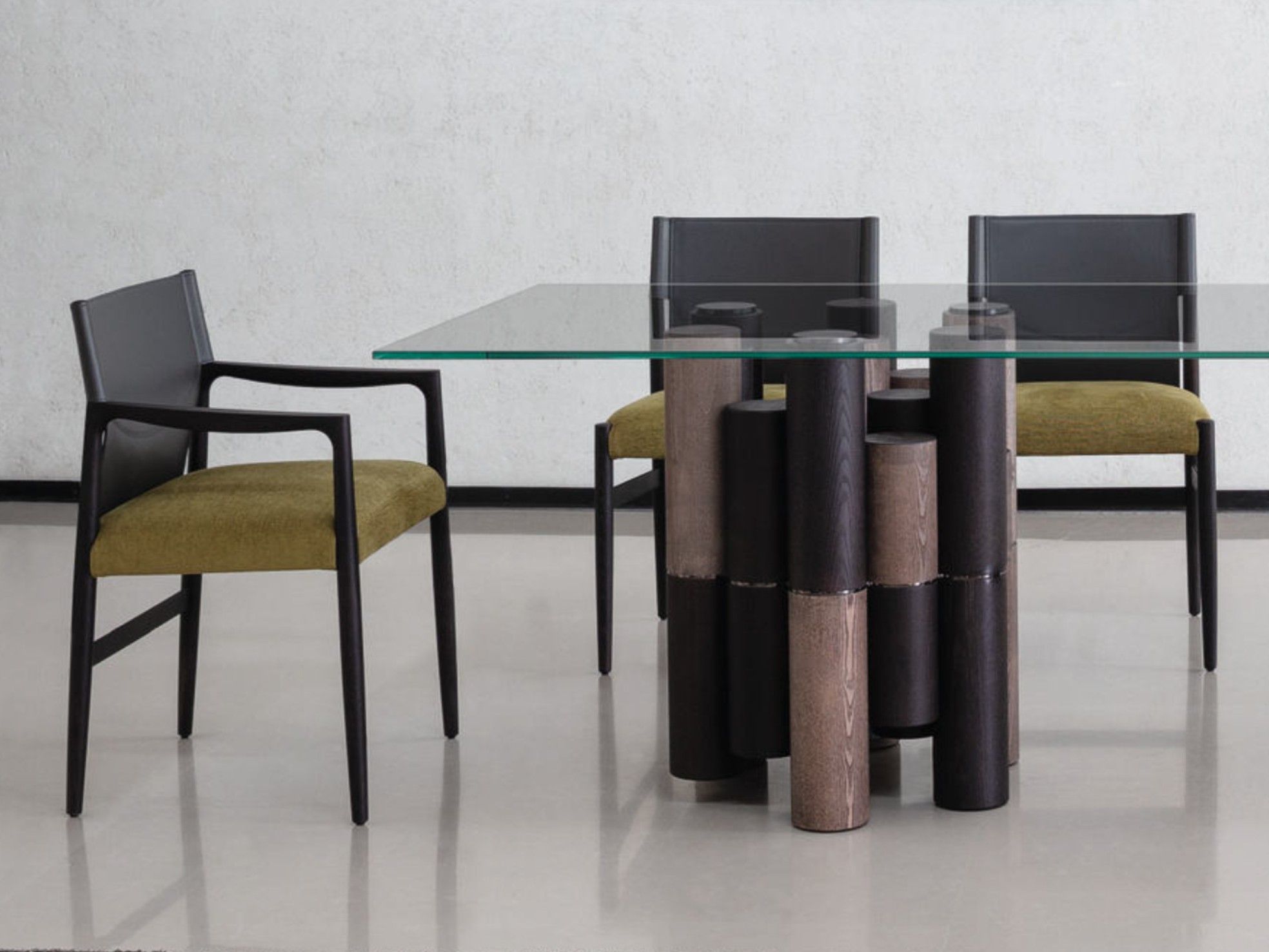 SVEVA | Chair with armrests By Porada design Gabriele & Oscar Buratti