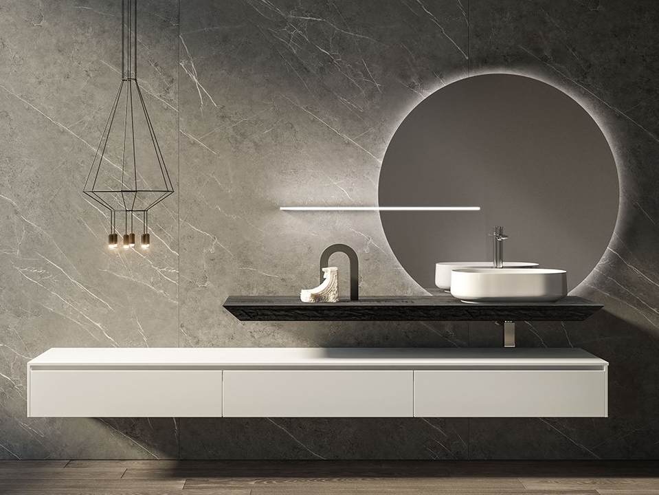 SWING 4.01 Vanity unit By BMT | design Lorenzo Granocchia