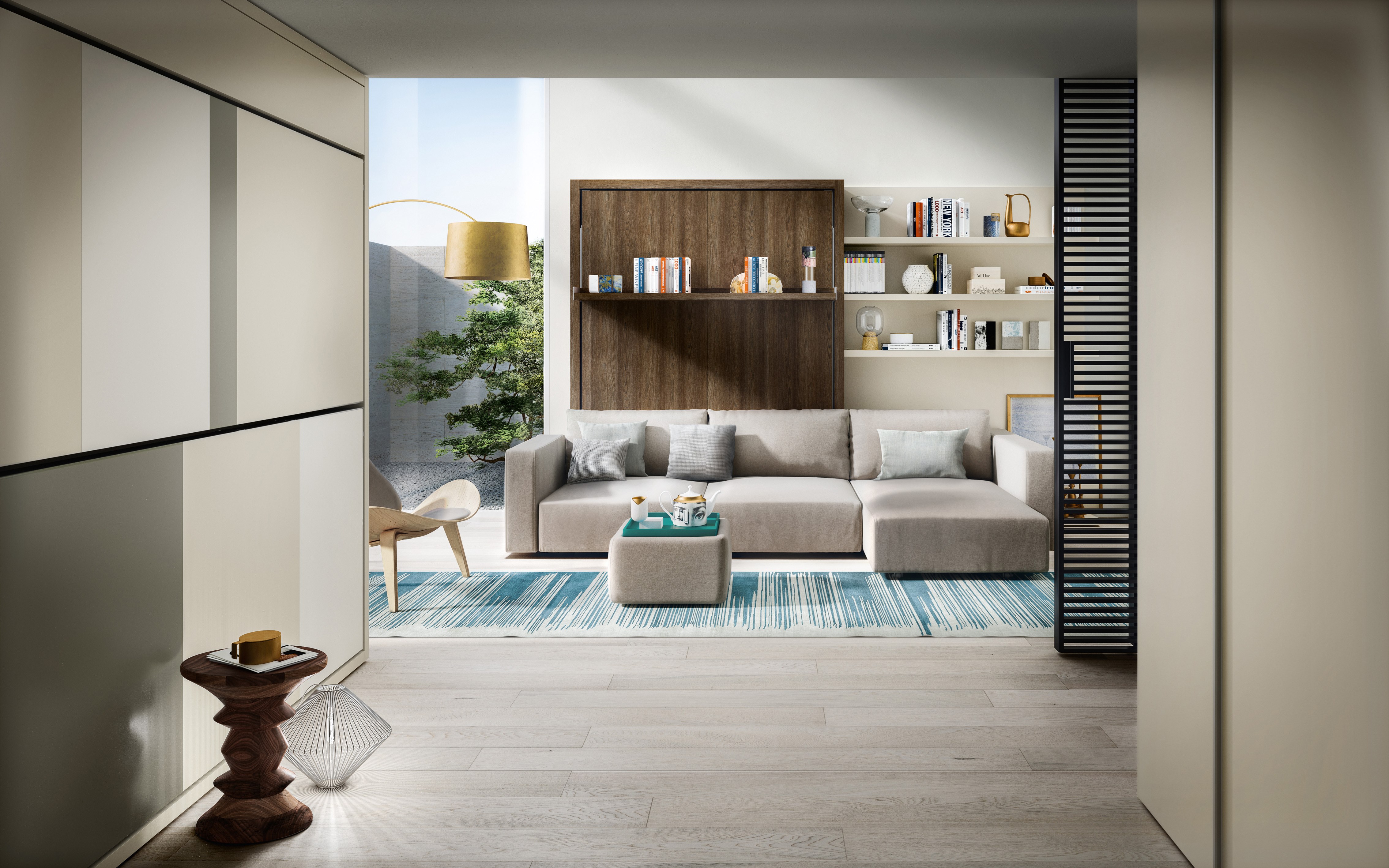 SWING Sofa / storage wall By CLEI | design Pierluigi Colombo