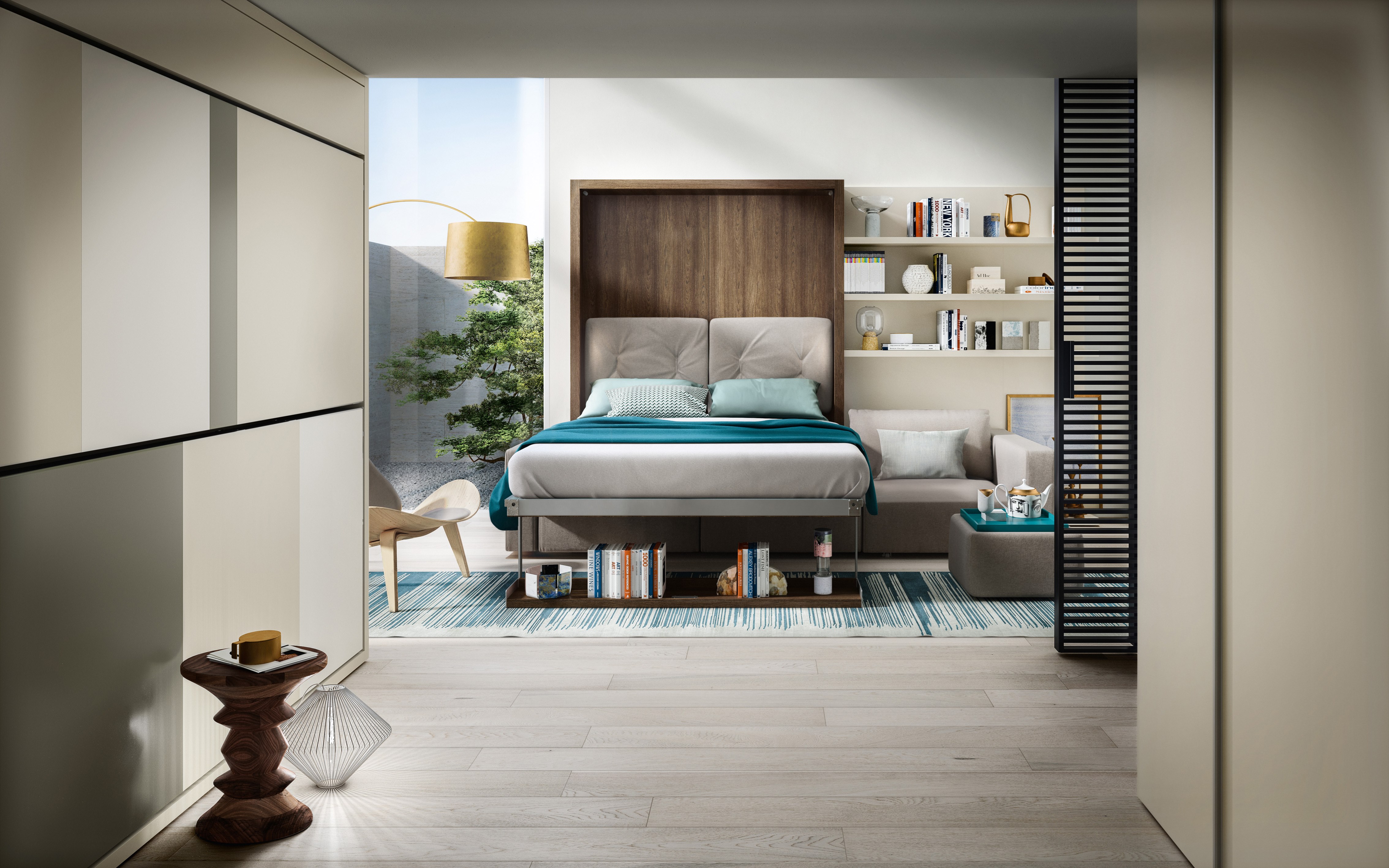 SWING Sofa / storage wall By CLEI | design Pierluigi Colombo
