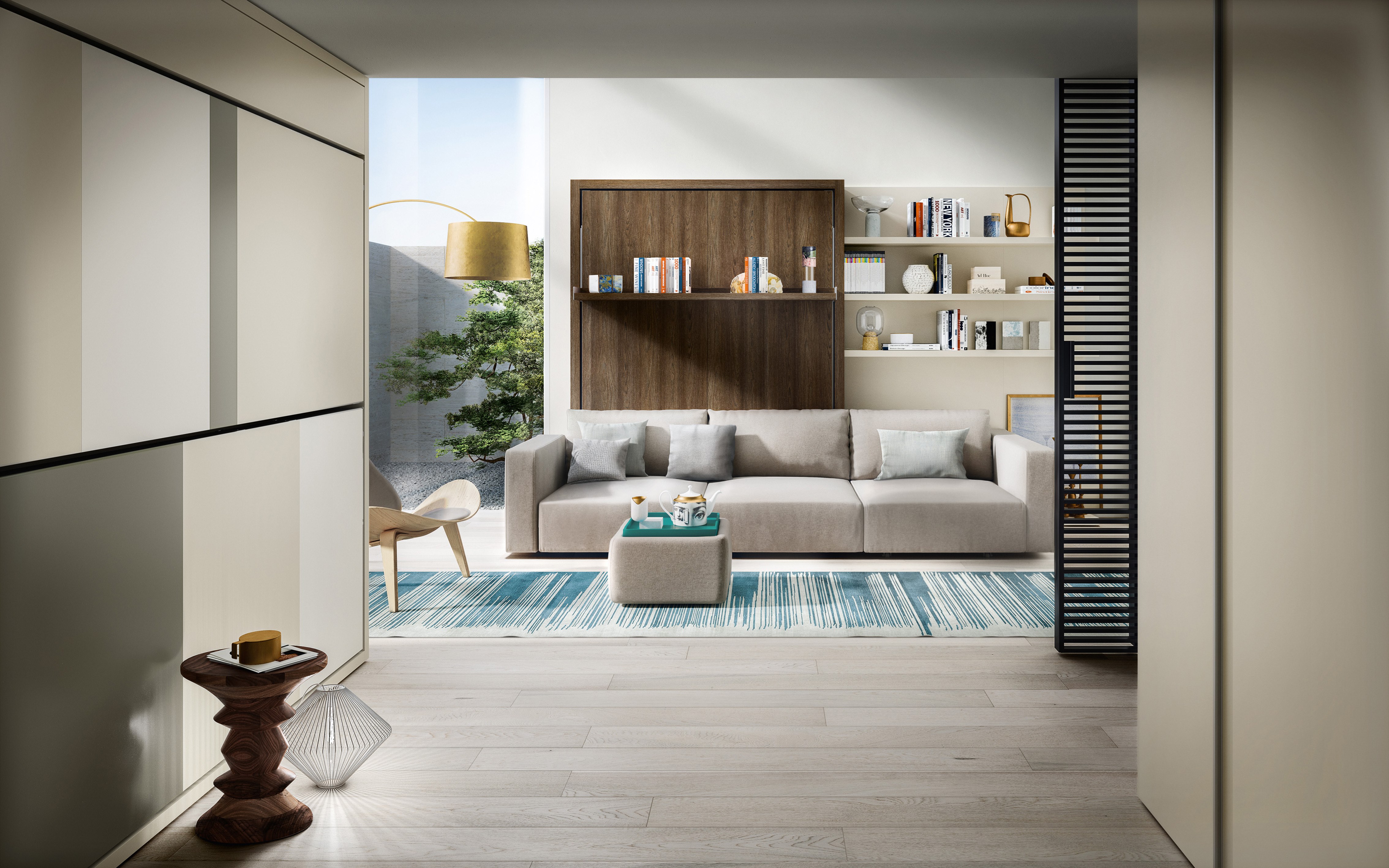 SWING Sofa / storage wall By CLEI | design Pierluigi Colombo