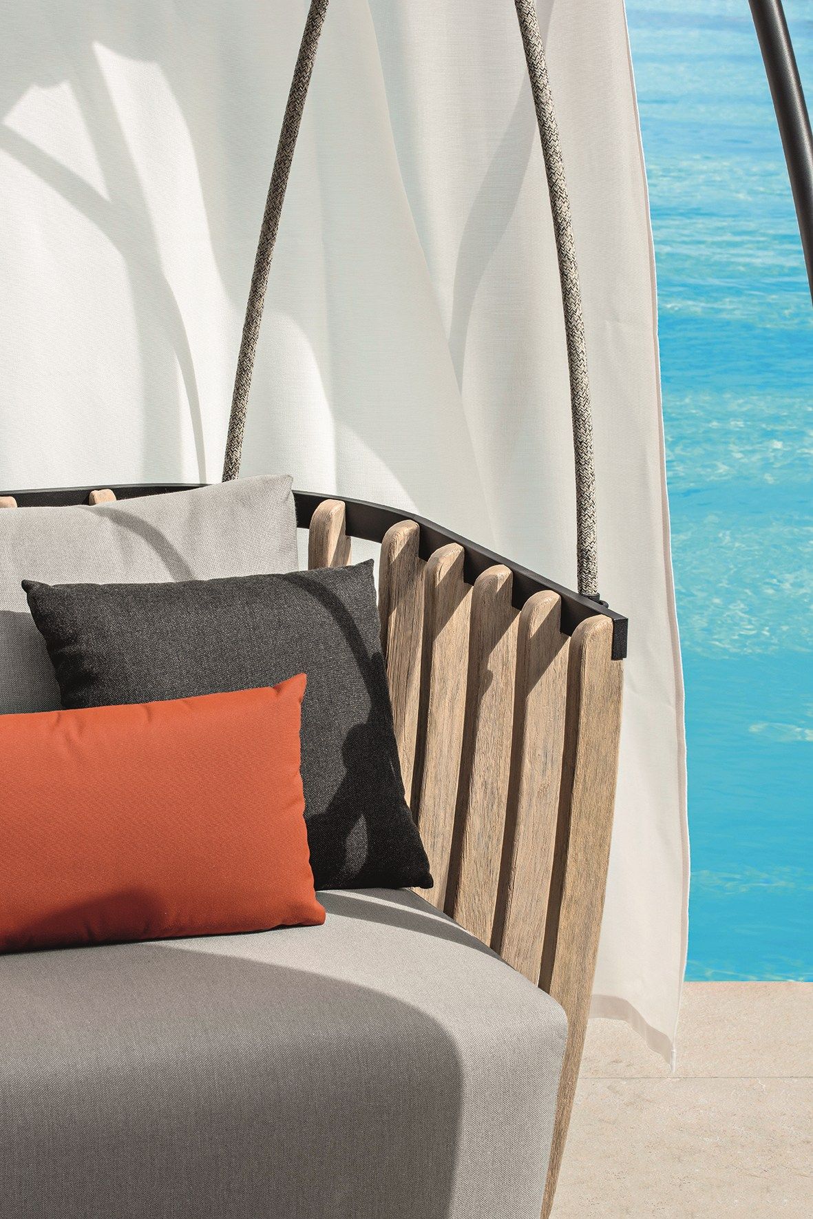 SWING | Garden swing seat By Ethimo design Patrick Norguet