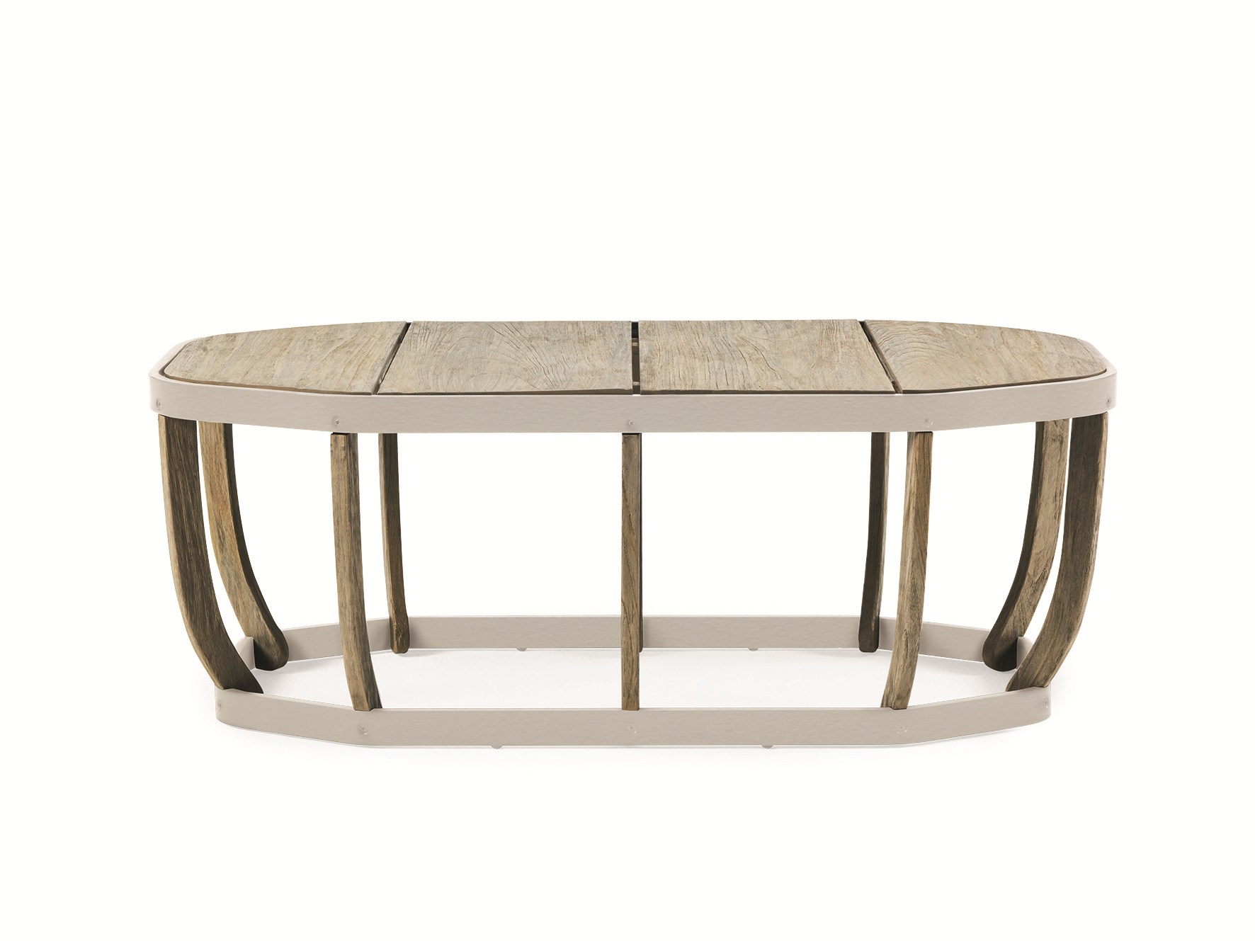 SWING | Oval coffee table By Ethimo design Patrick Norguet