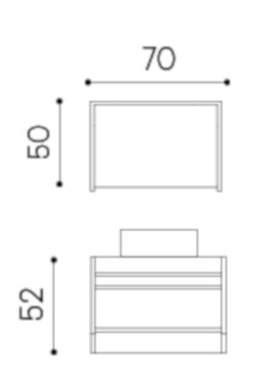 SWING Single wall-mounted vanity unit with towel rail By Ex.t | design ...