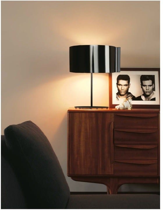 Direct-indirect light metal table lamp with dimmer SWITCH - 206 By ...