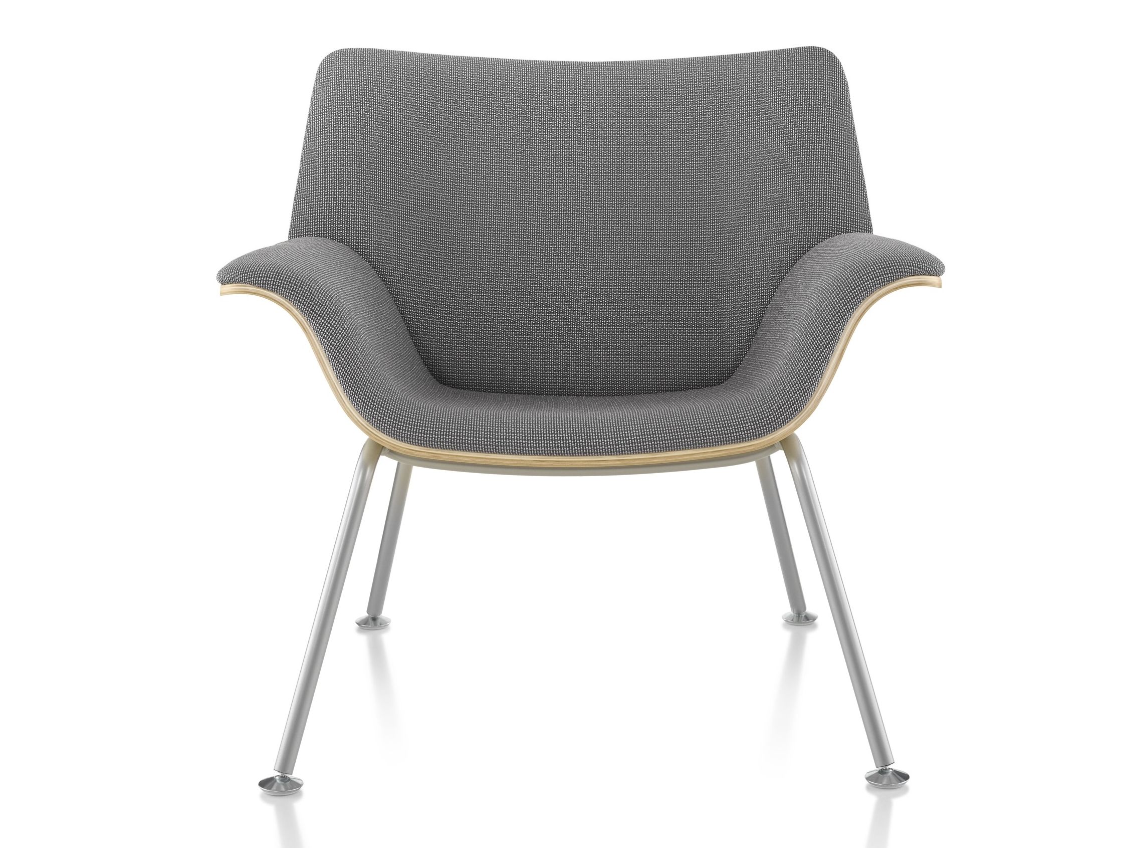 SWOOP Fabric easy chair with armrests By Herman Miller | design Brian Kane