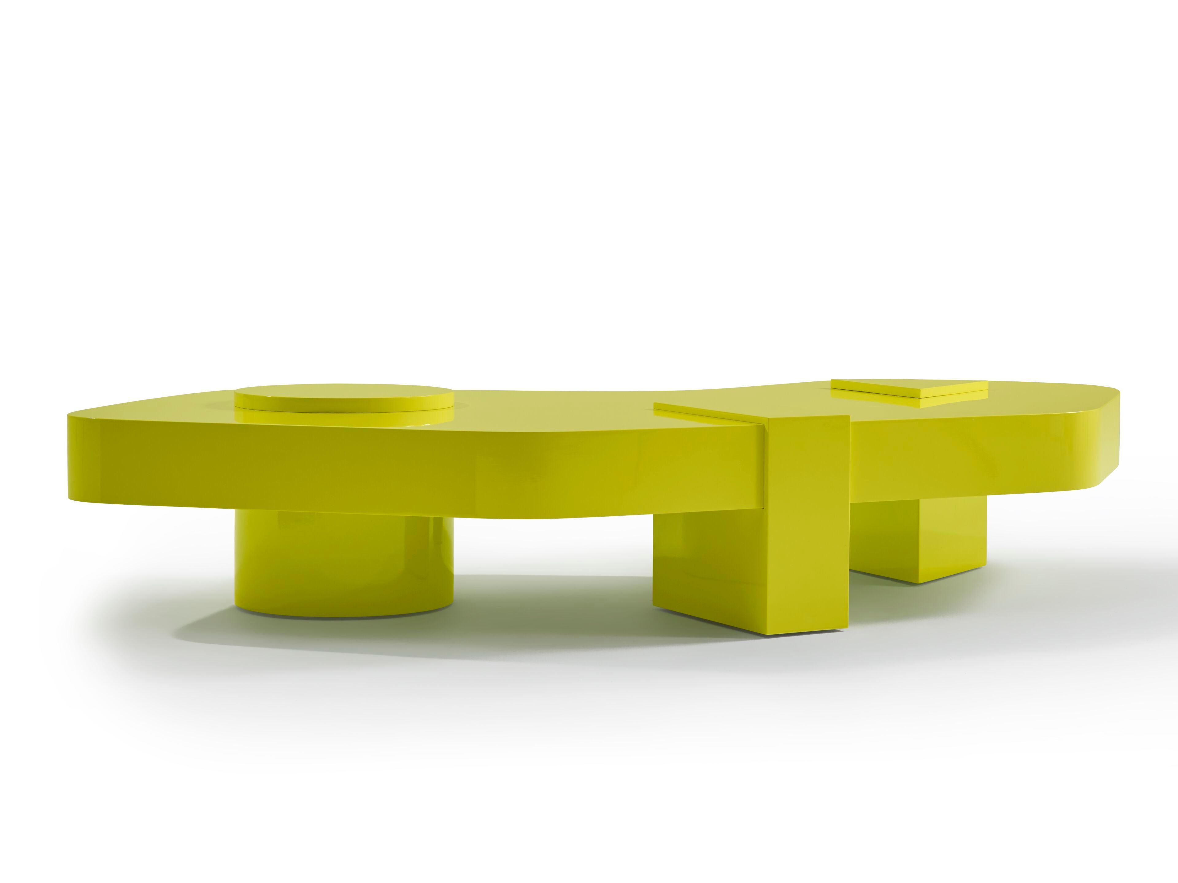BOLD Wooden coffee table By Sancal | design Studiopepe