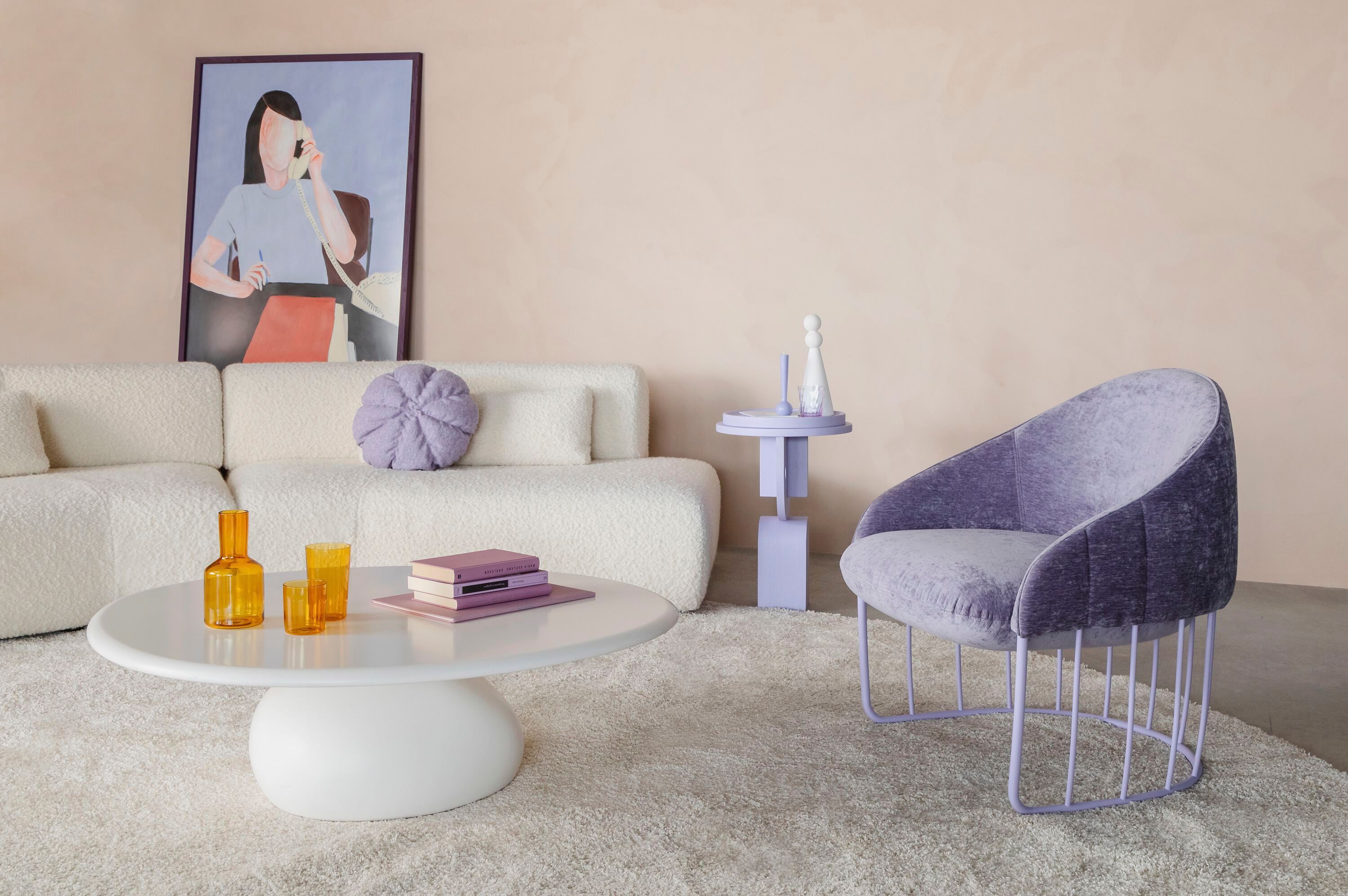 VESPER Round composite material coffee table By Sancal | design ...