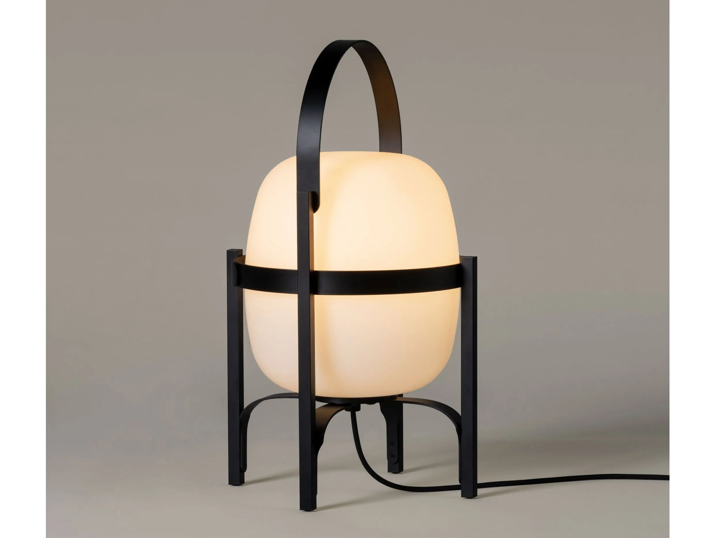 CESTA EXTERIOR LED glass and aluminium Outdoor table lamp By Santa & Cole | design Miguel Milà