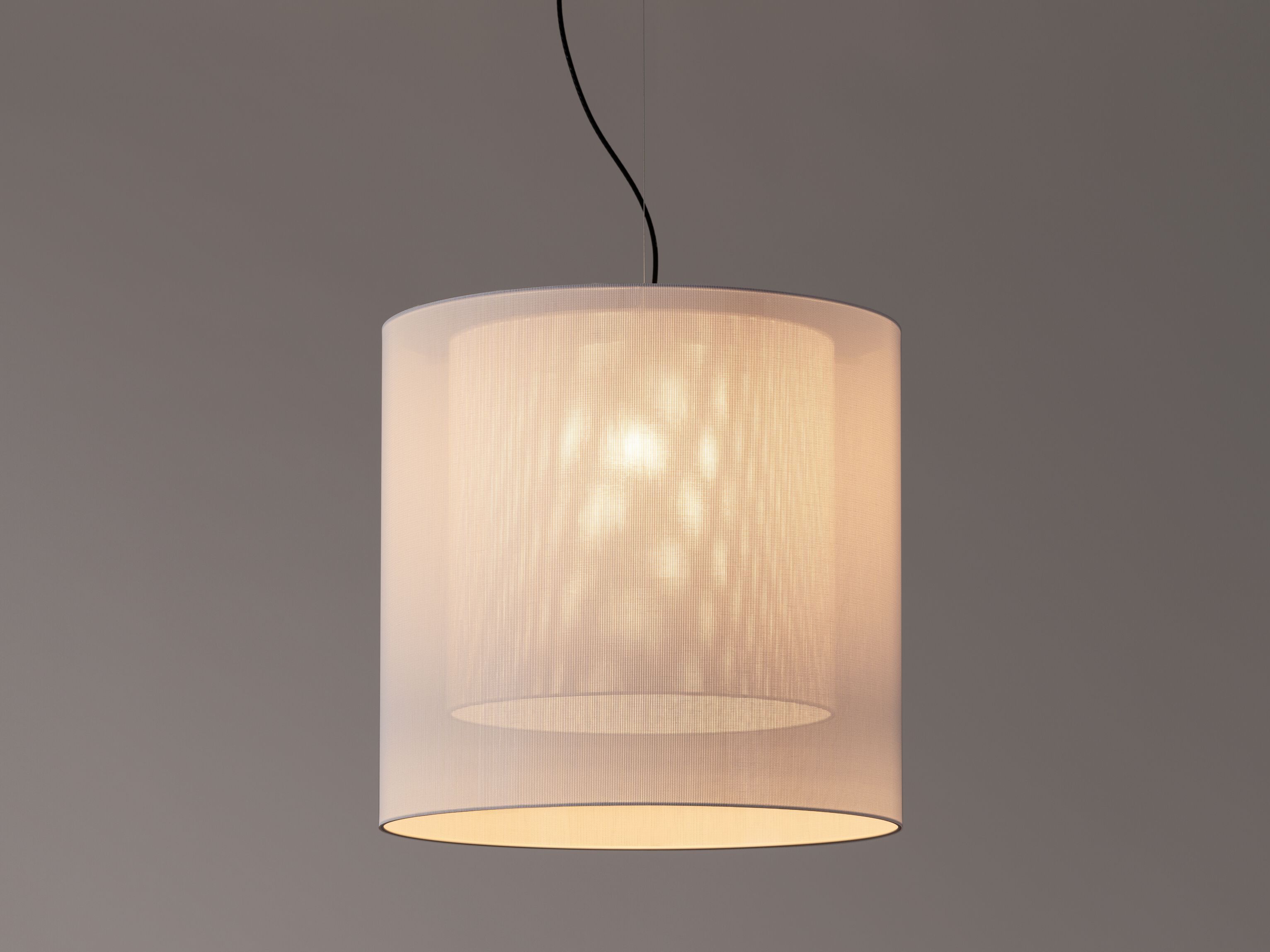MOARÉ LED polyester pendant lamp By Santa & Cole | design Antoni Arola