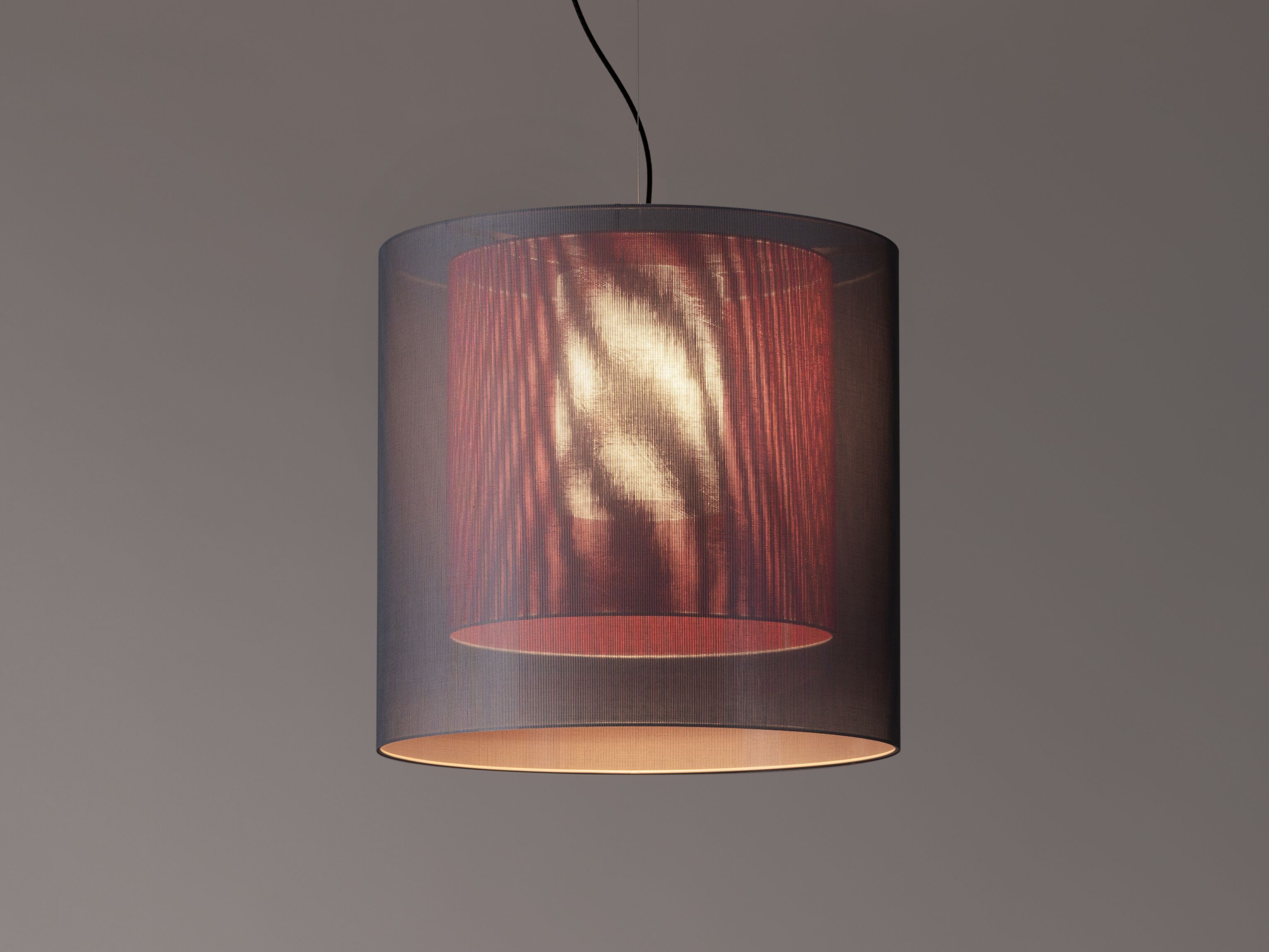 MOARÉ LED polyester pendant lamp By Santa & Cole | design Antoni Arola