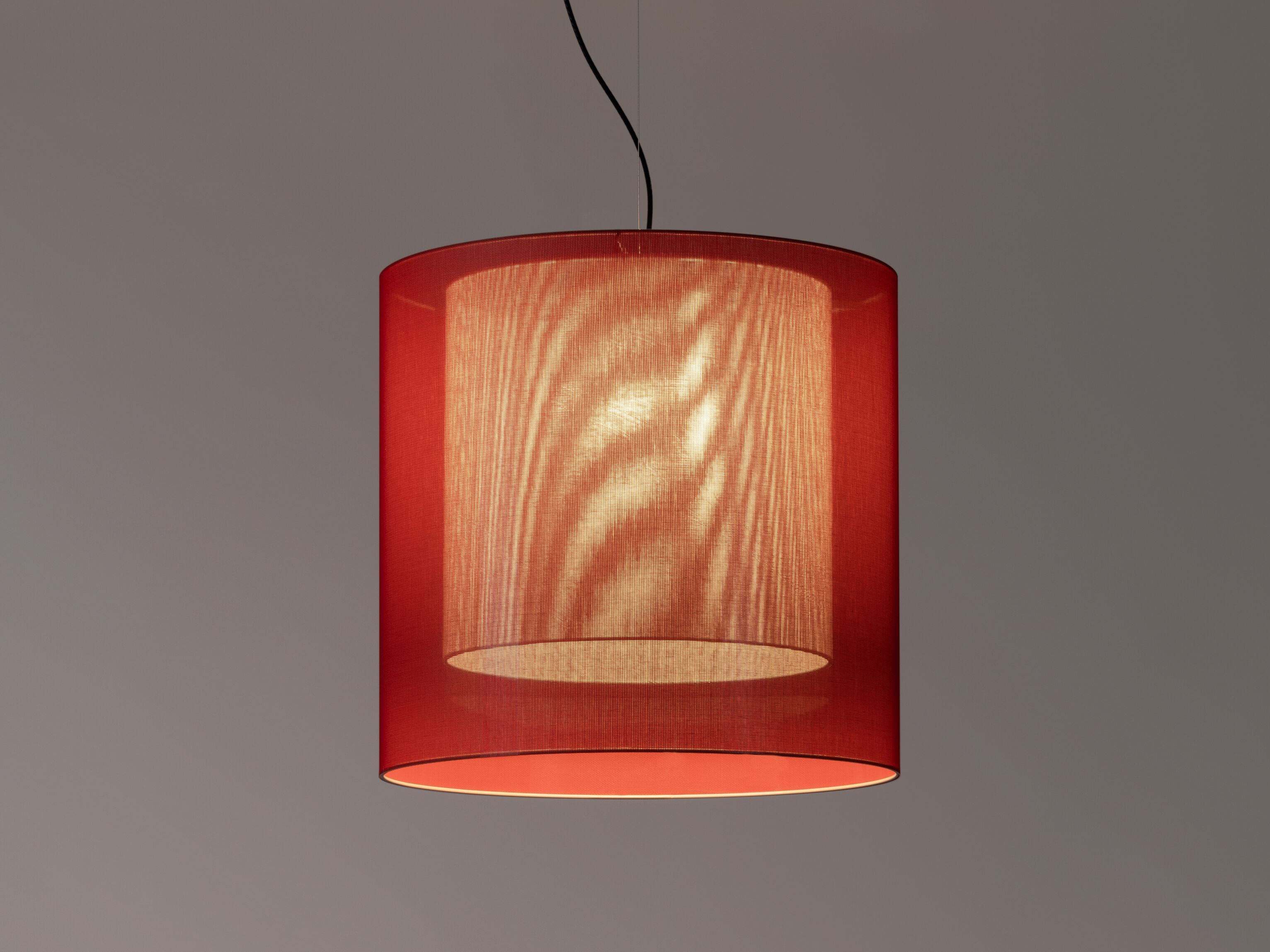 MOARÉ LED polyester pendant lamp By Santa & Cole | design Antoni Arola