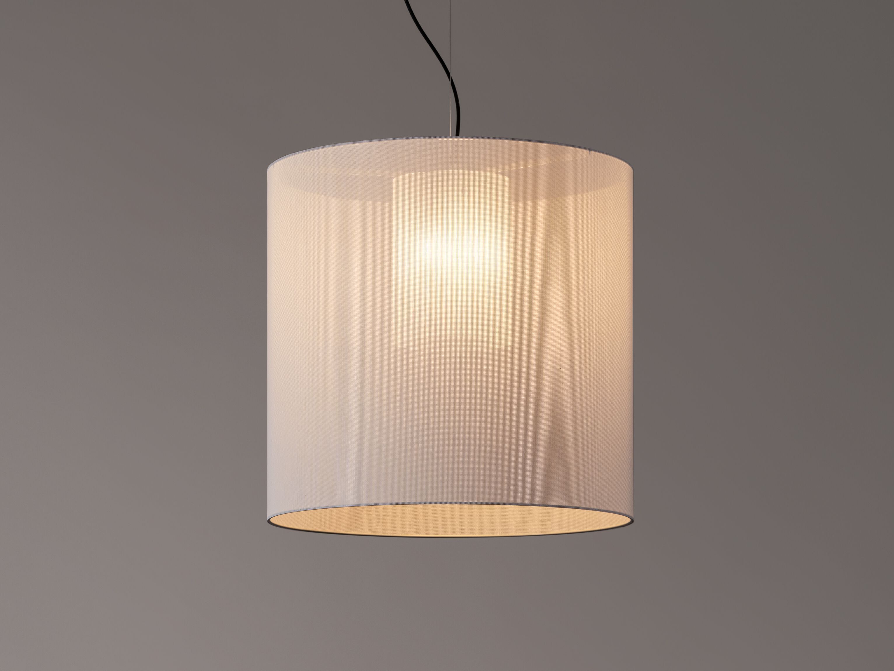 MOARÉ LED polyester pendant lamp By Santa & Cole | design Antoni Arola