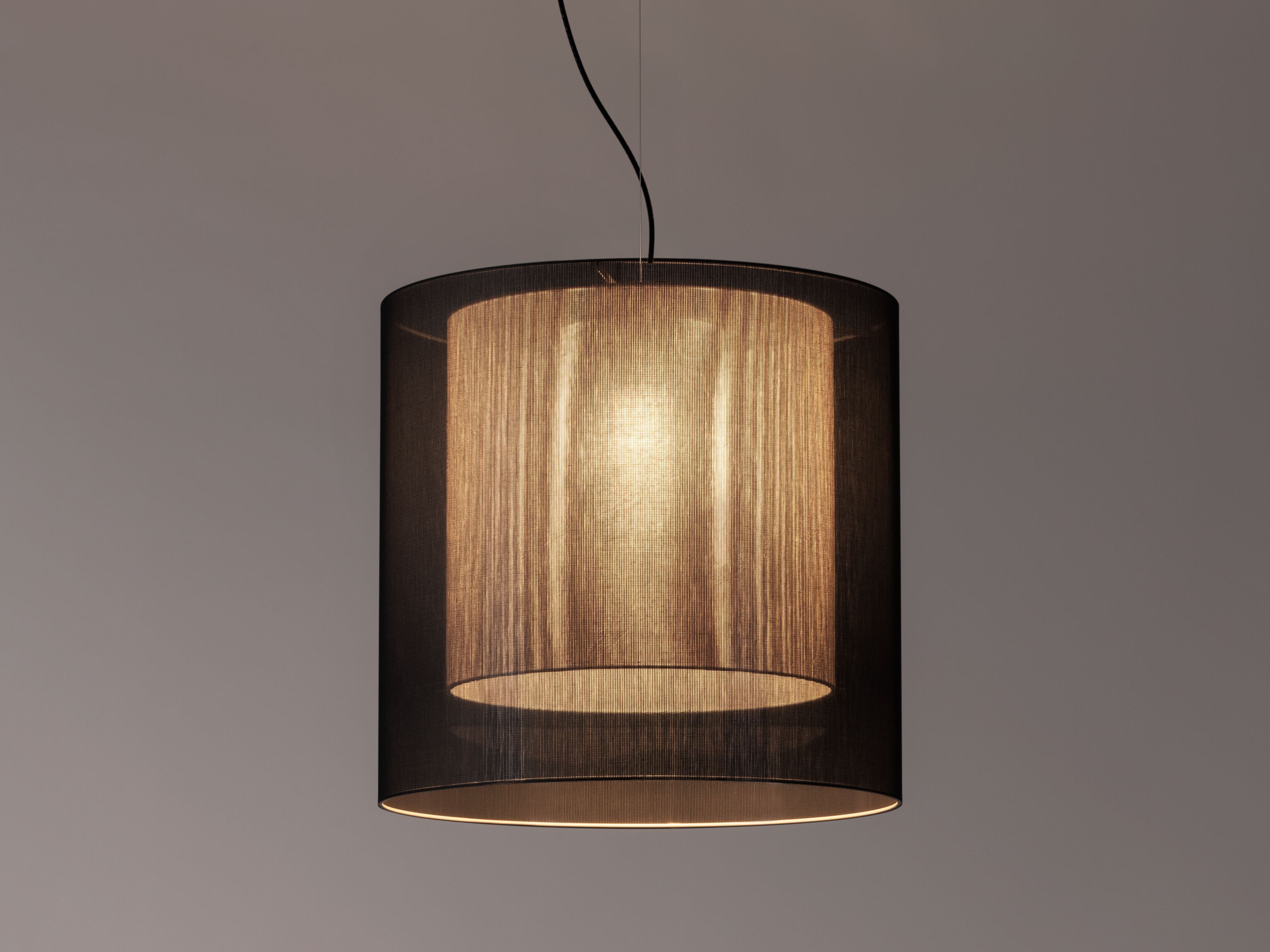 MOARÉ LED polyester pendant lamp By Santa & Cole | design Antoni Arola