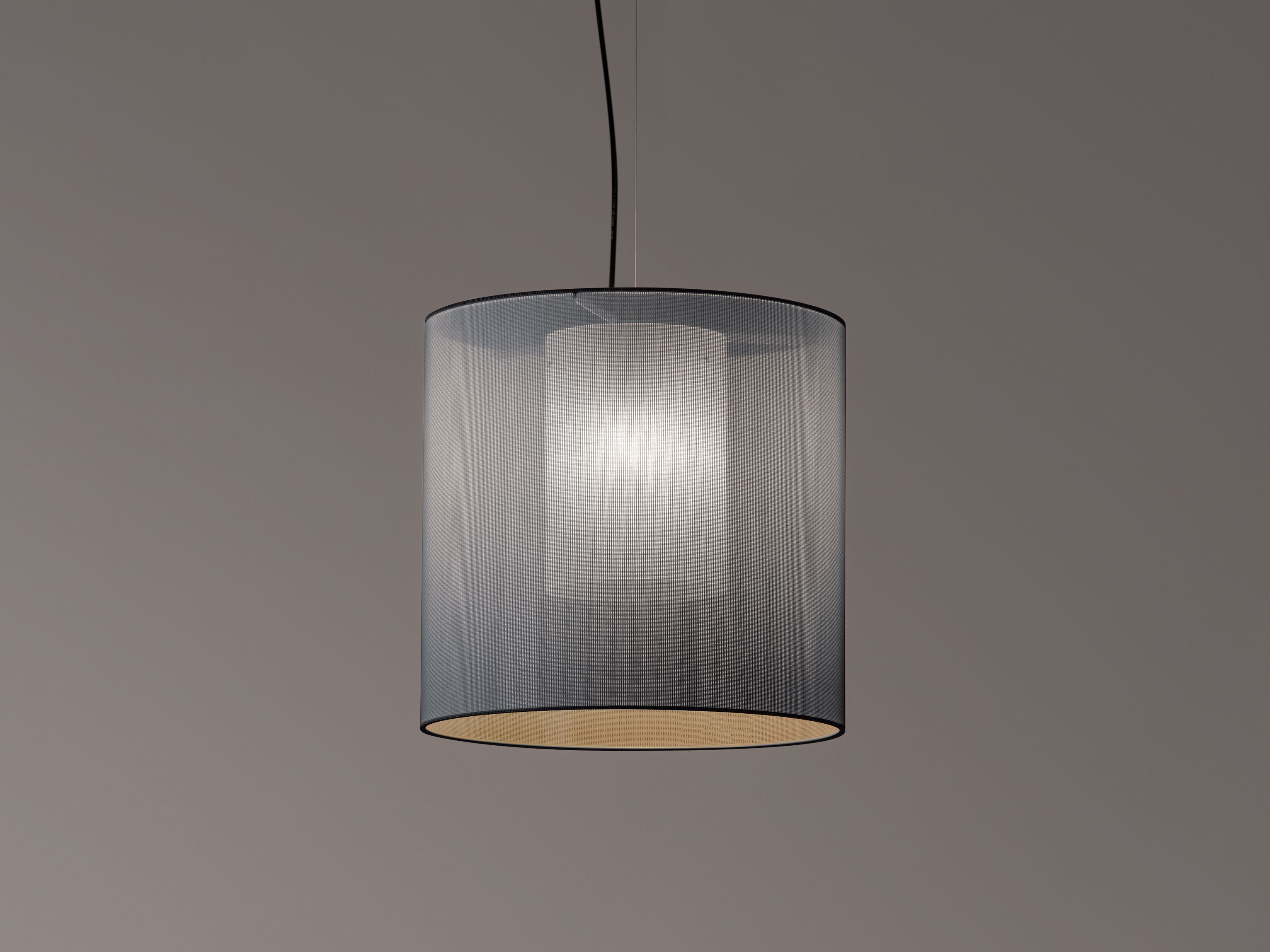 MOARÉ LED polyester pendant lamp By Santa & Cole | design Antoni Arola