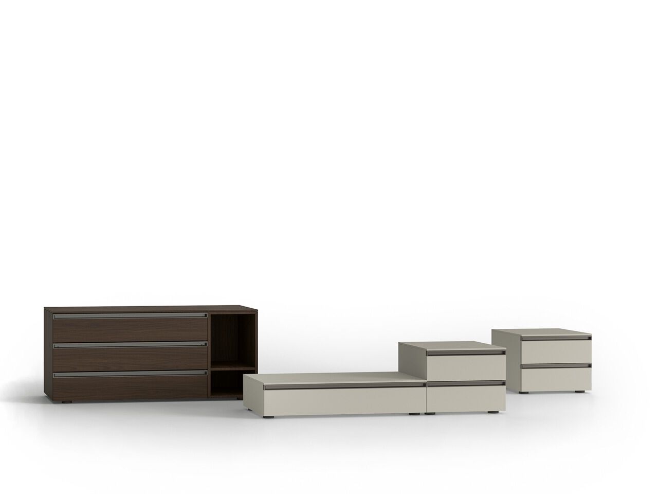 SISTEMA EGO Cassettiera By Santalucia Mobili