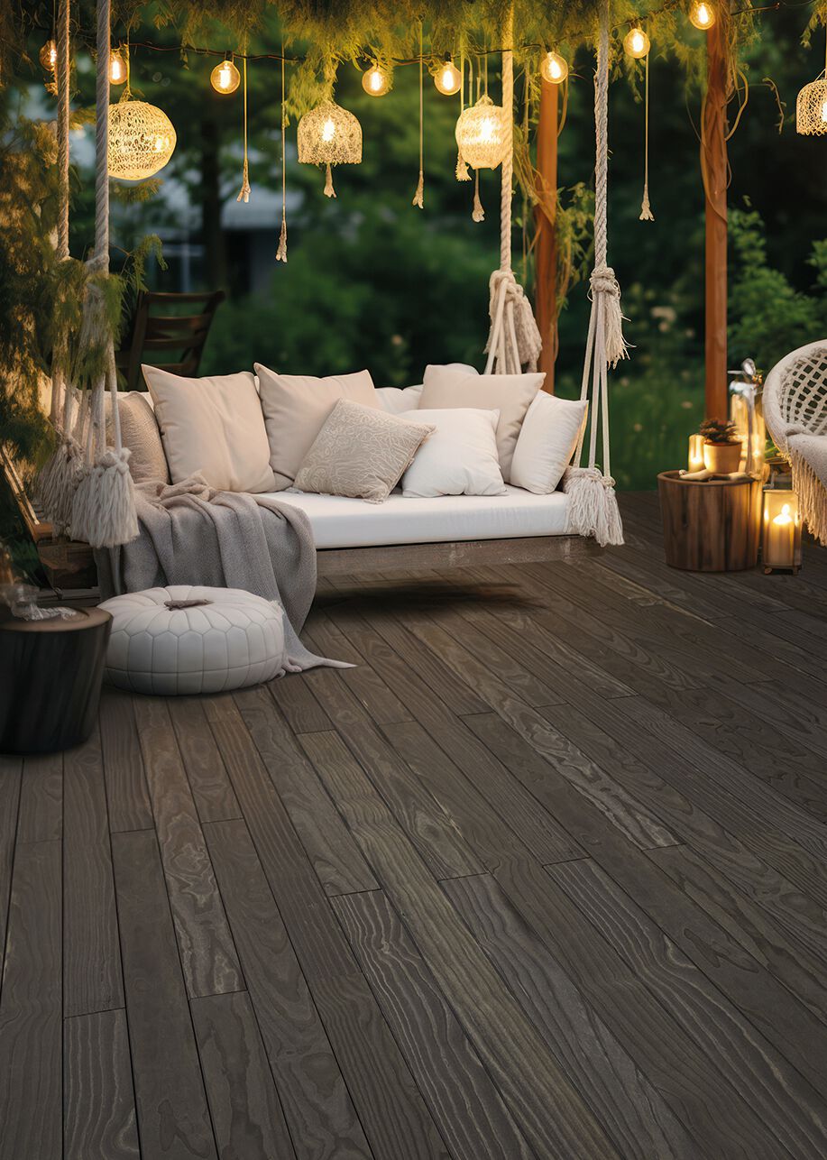 ACCOYA® DECKING RAW_GREY PLANK Accoya® wood decking By Sapiens